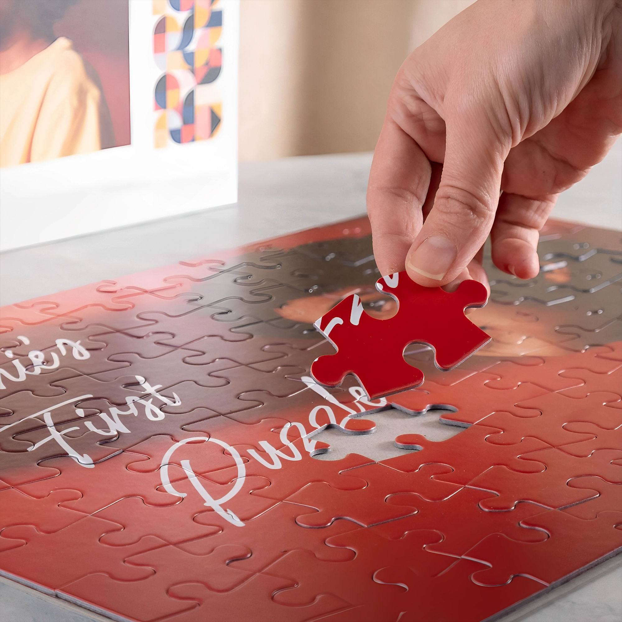 Personalized Set - Personalized Photo Jigsaw Puzzle - Make a Special ...