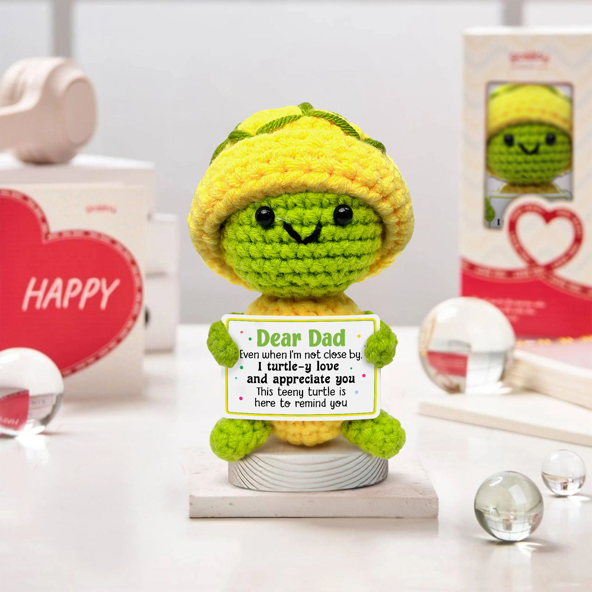 Gossby Handmade Crochet - Positive Turtle Crochet, Inspirational ...