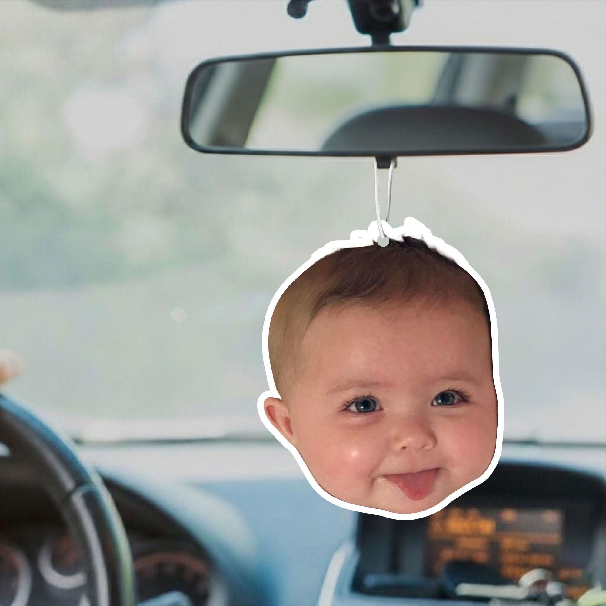 Personalized Set - Photo Gift - Personalized Photo Car Air Freshener ...