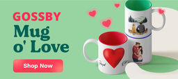 Gossby | Personalized Gifts: Custom Mug, T-Shirt, Blanket, Canvas