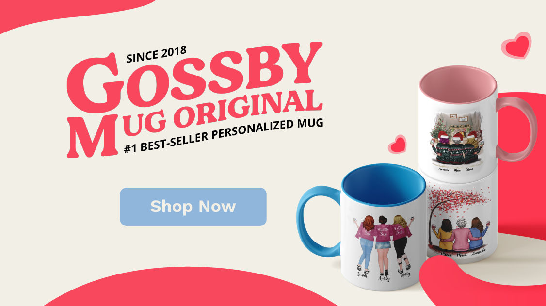 Gossby | Personalized Gifts: Custom Mug, T-Shirt, Blanket, Canvas