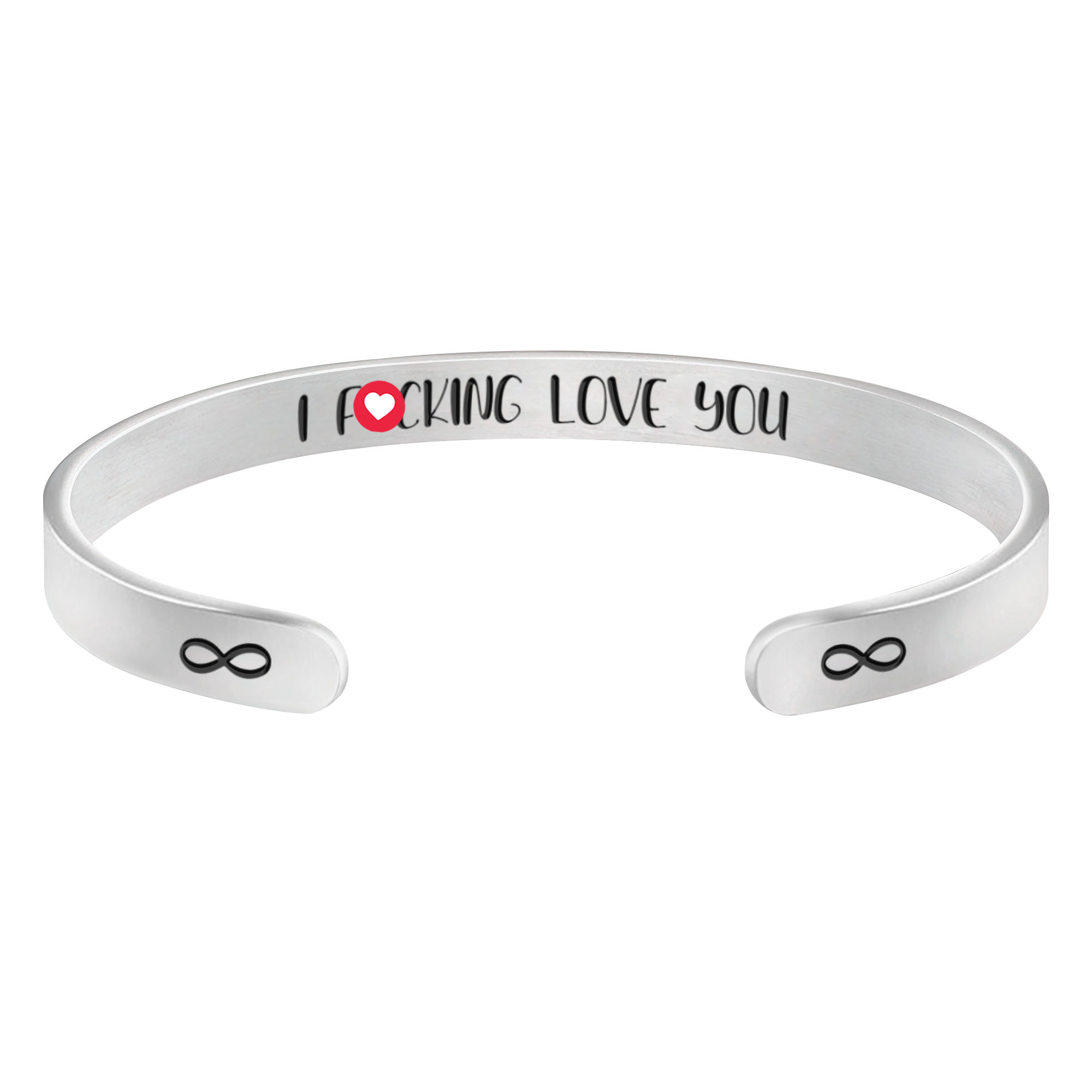 Couple Gift for Her I fucking love you Bracelet for Woman Bracelet for Her Custom quote bracelet
