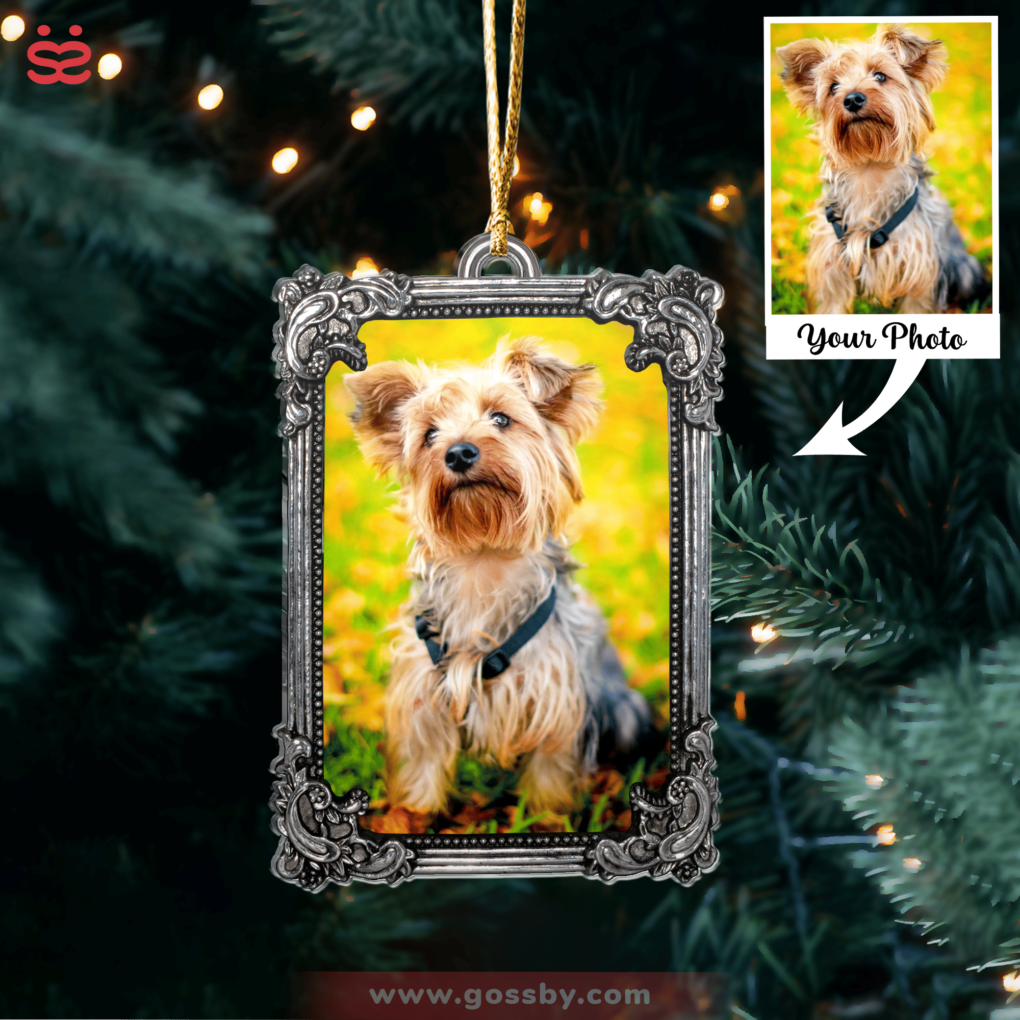 Xmas Ornament - Photo Frame Keepsake Ornament - Customized Your Photo ...