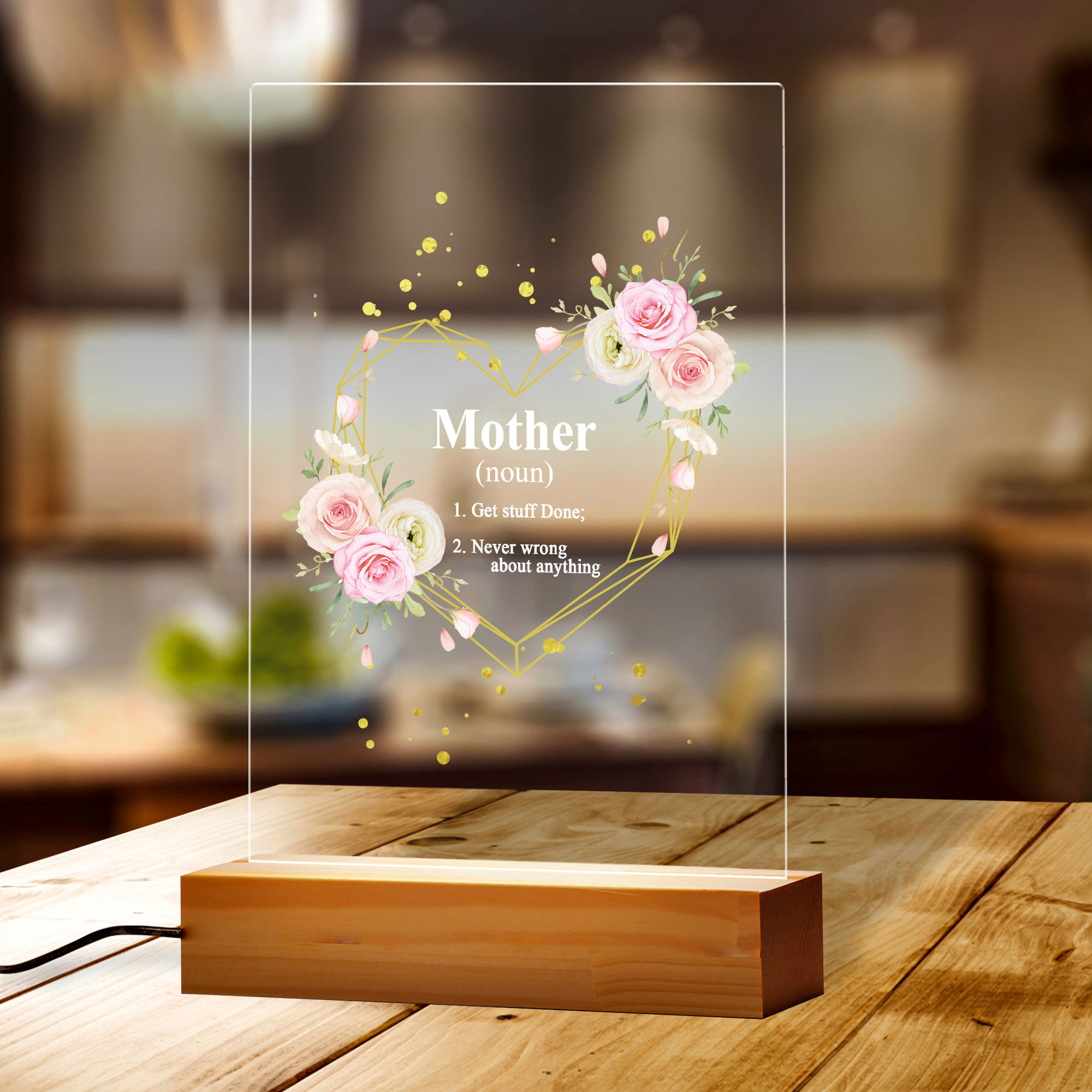 Mother's Day 2023 - Personalized Mother's Day Night Light Mother's Day ...