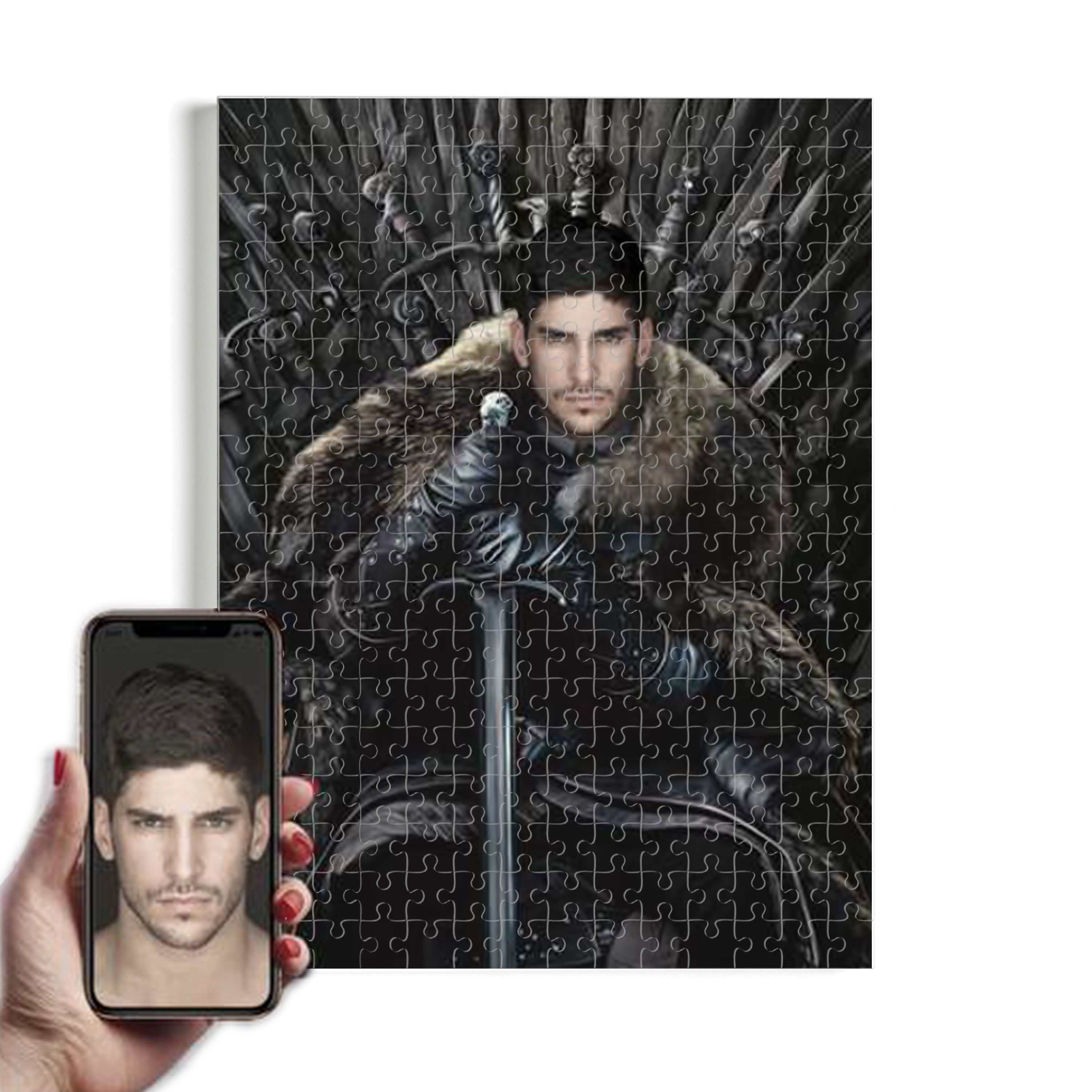 Personalized Photo Puzzle - Custom Men or Women Portrait | Couple ...