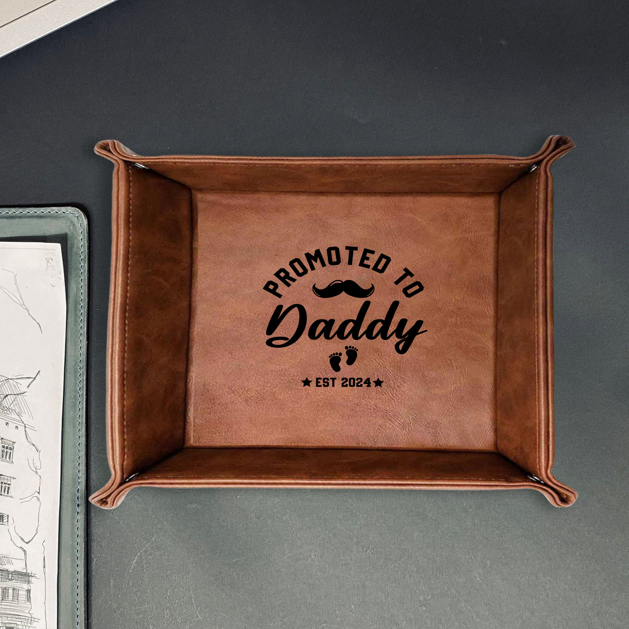 Father's Day Gifts - Promoted to Daddy Est 2024 - Gifts For Dad ...