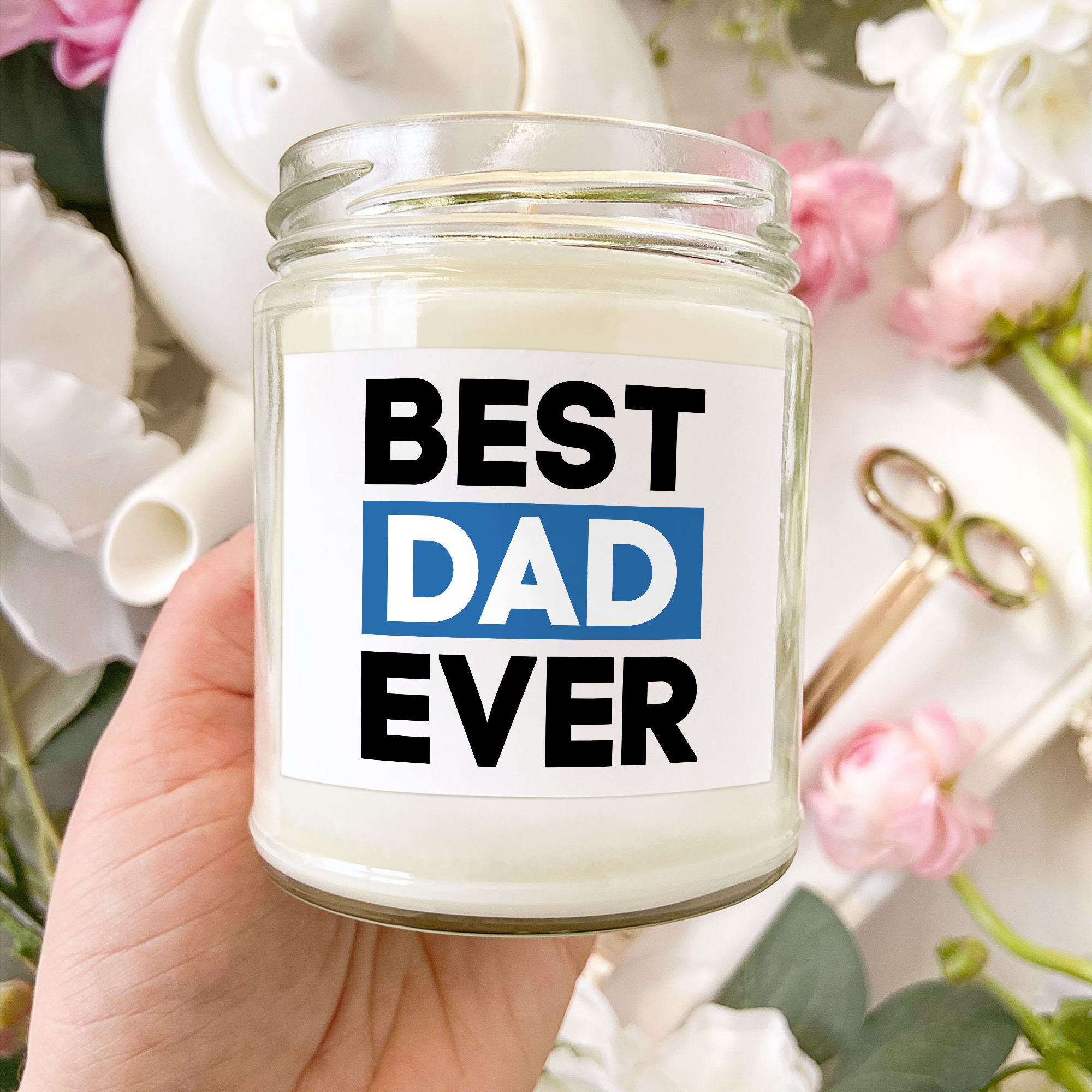 Lavender Scented Candles - BEST DAD EVER - Candle