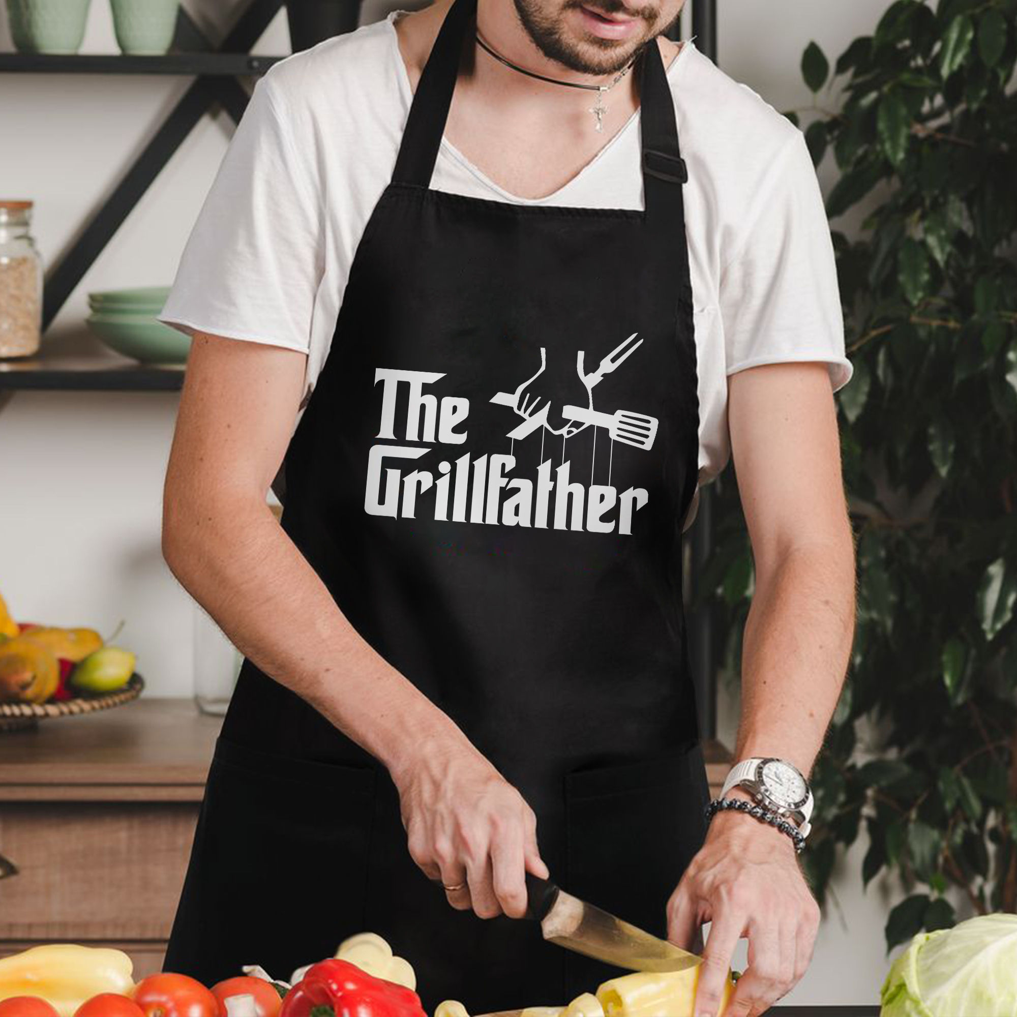 Father s Day Gifts Aprons The Grillfather Gift For Dad Gifts For Birthday Father s Day Personalized Apron