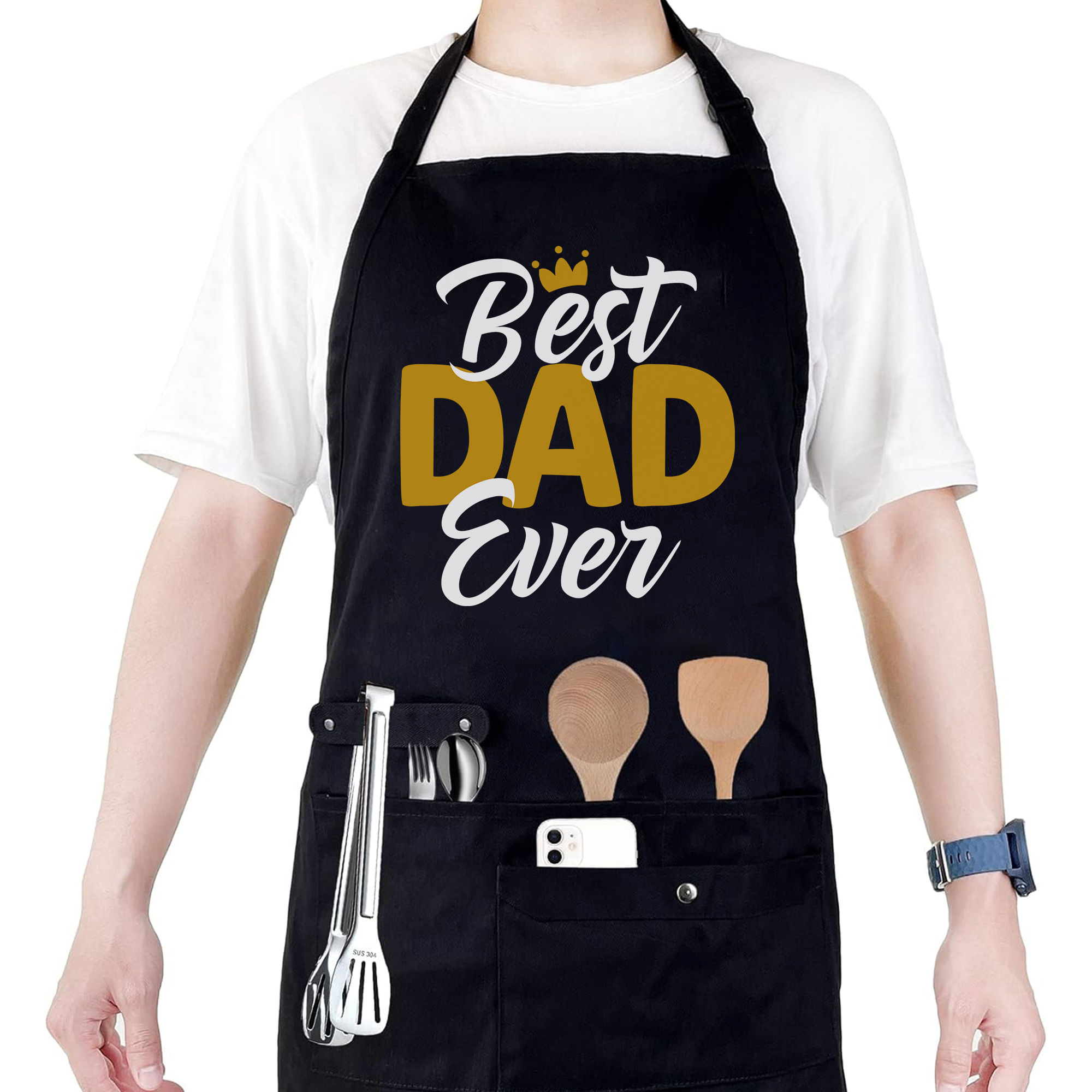 Father's Day Gifts - Aprons - Best Dad Ever - Gift For Dad - Gifts For ...