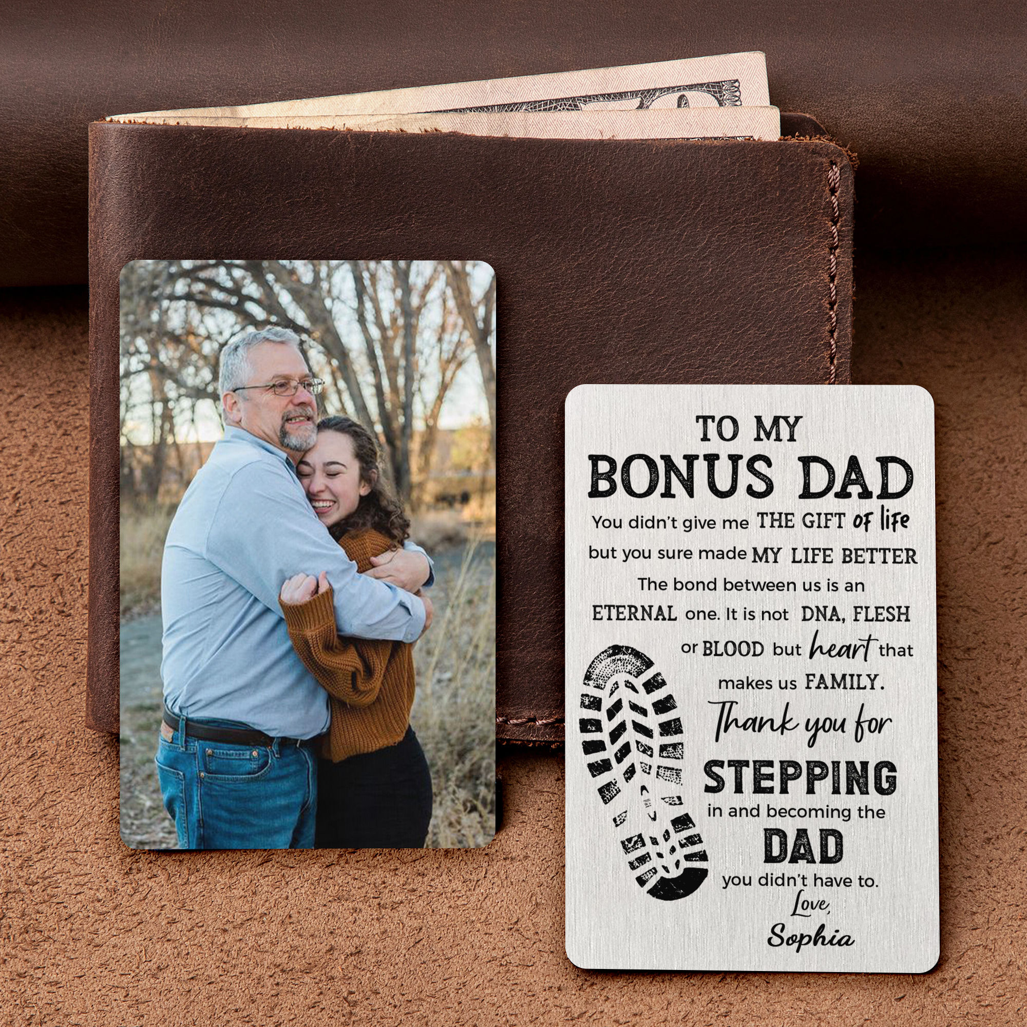 Bonus Dad Gifts - To My Bonus Dad - Gift for Father's day - Gift for ...