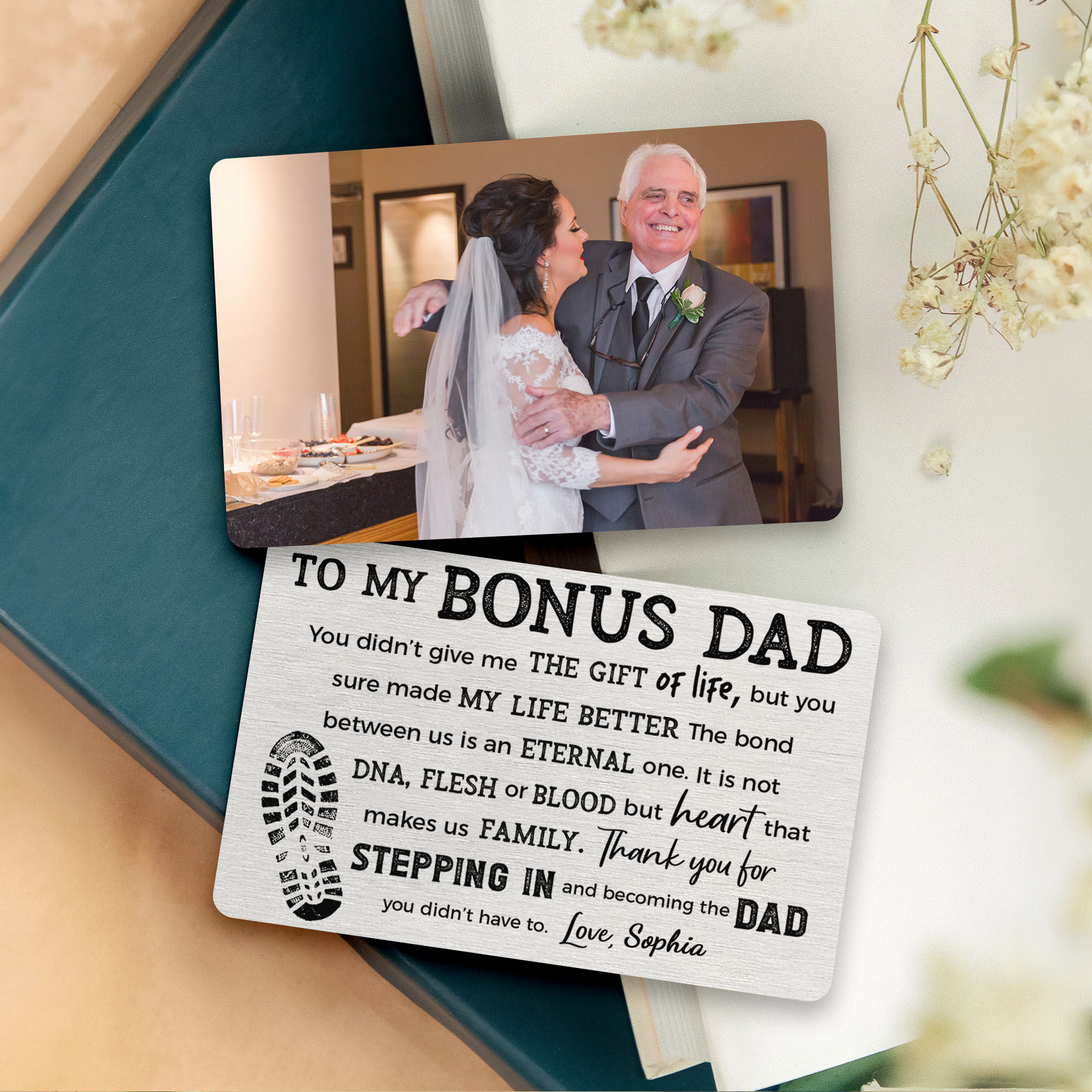 Bonus Dad Gifts - To My Bonus Dad - Father's day, Birthday Gift For ...