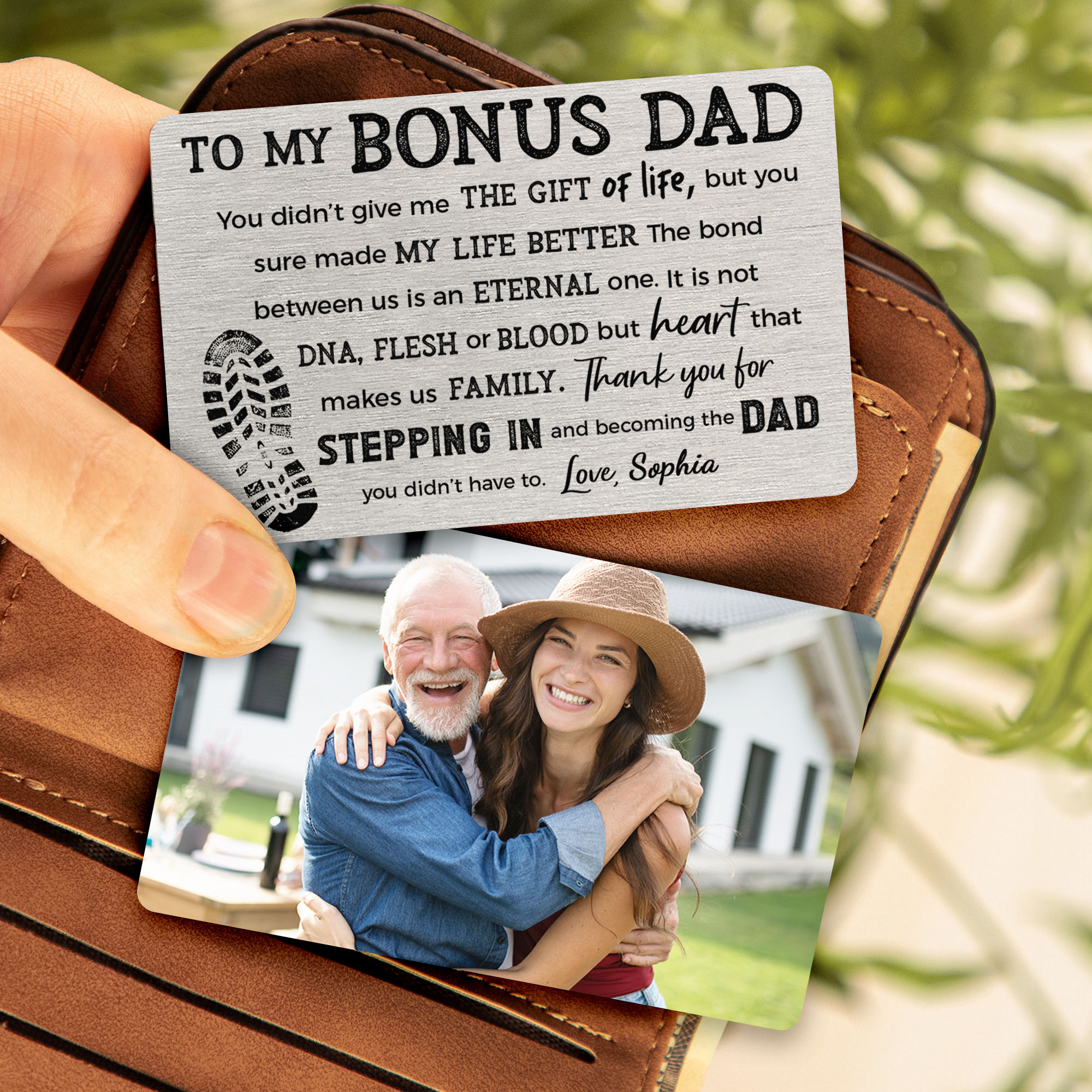 Bonus Dad Gifts - To My Bonus Dad - Father's day, Birthday Gift For ...