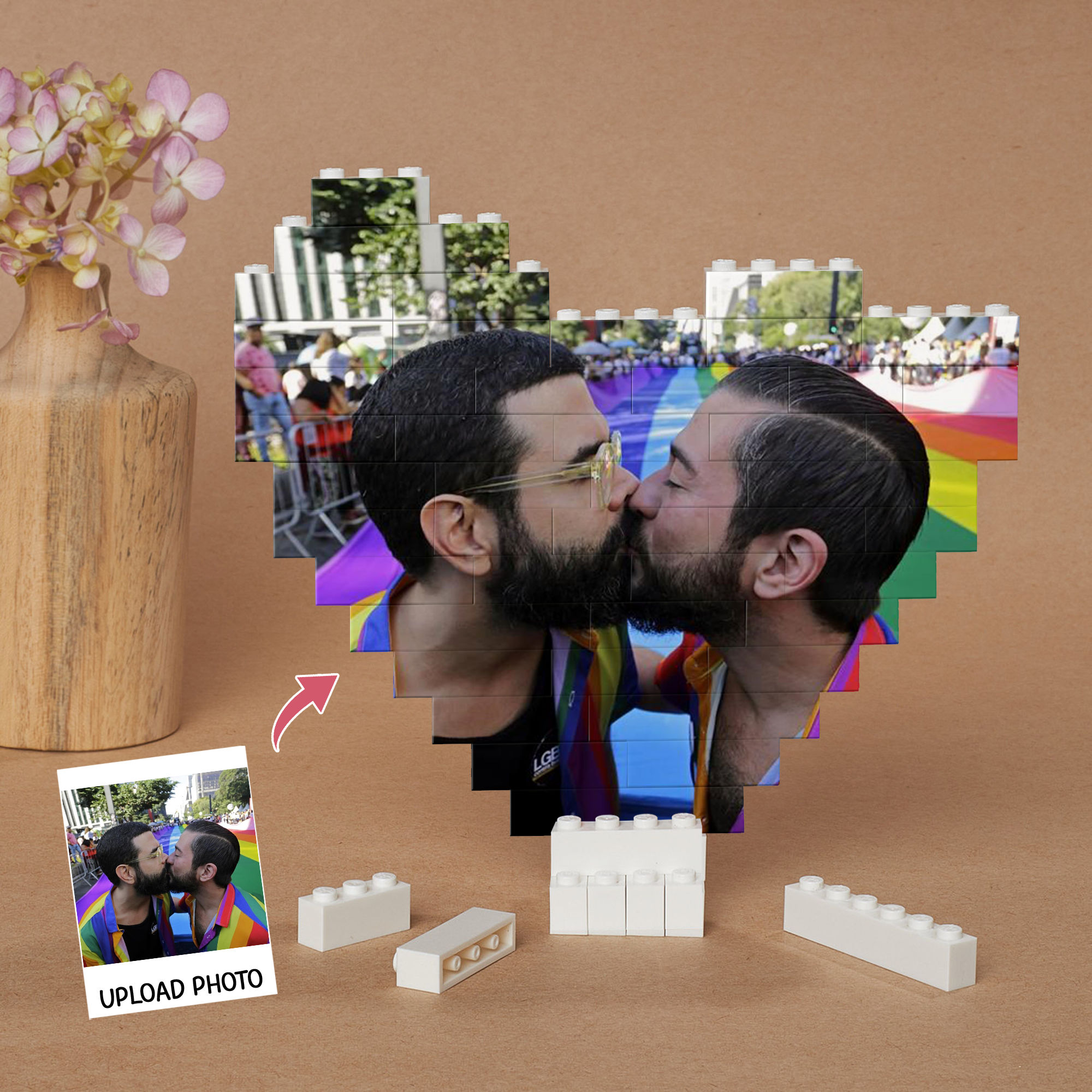 Photo Gift - Gifts For Couple LGBT - Christmas Gift For Couple, Her ...