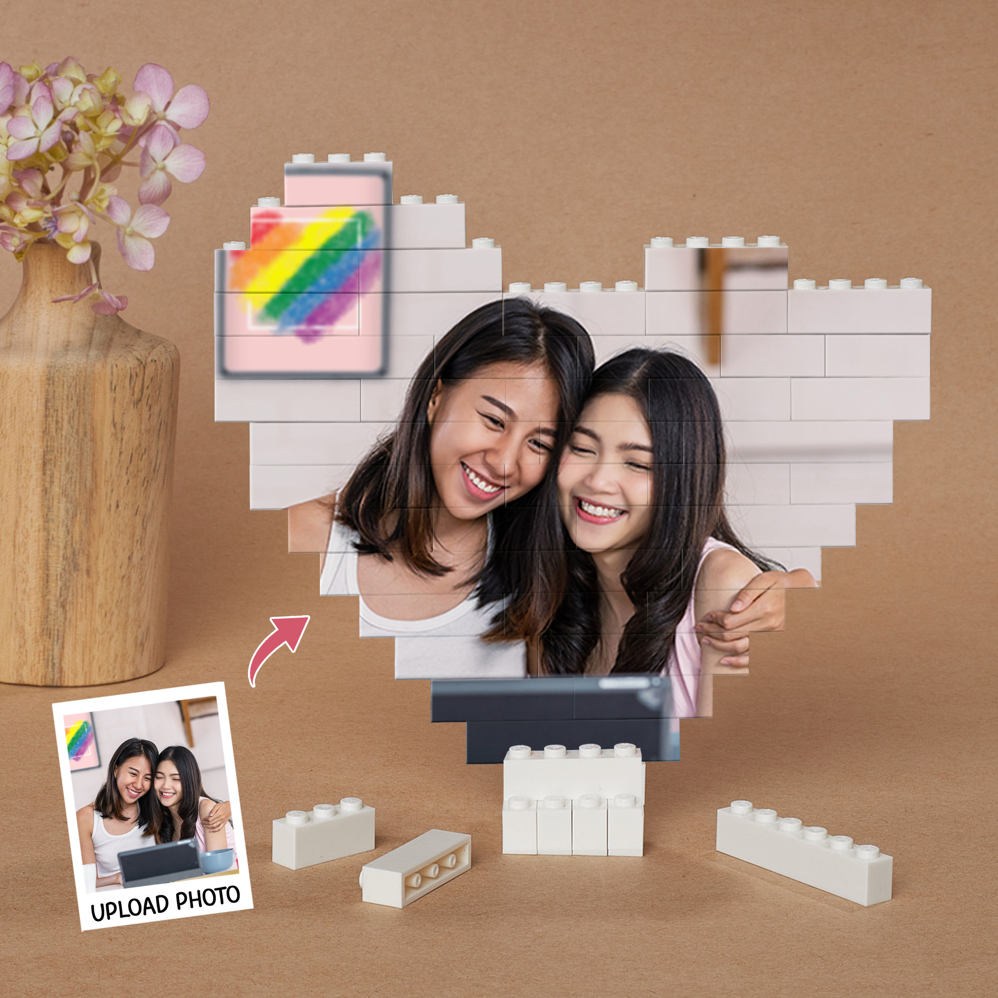 Photo Gift - Gifts For Couple LGBT - Lesbian - Christmas Gift For ...
