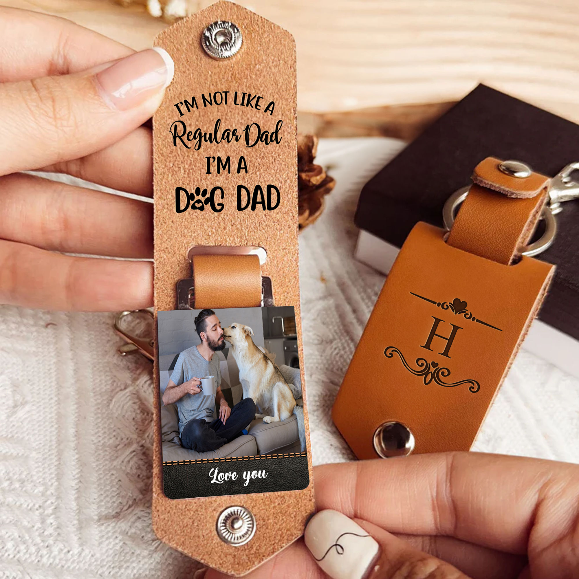 Photo Gift - Dog Dad - Gift For Dad, Dog Lover - Gift For Father's Day ...