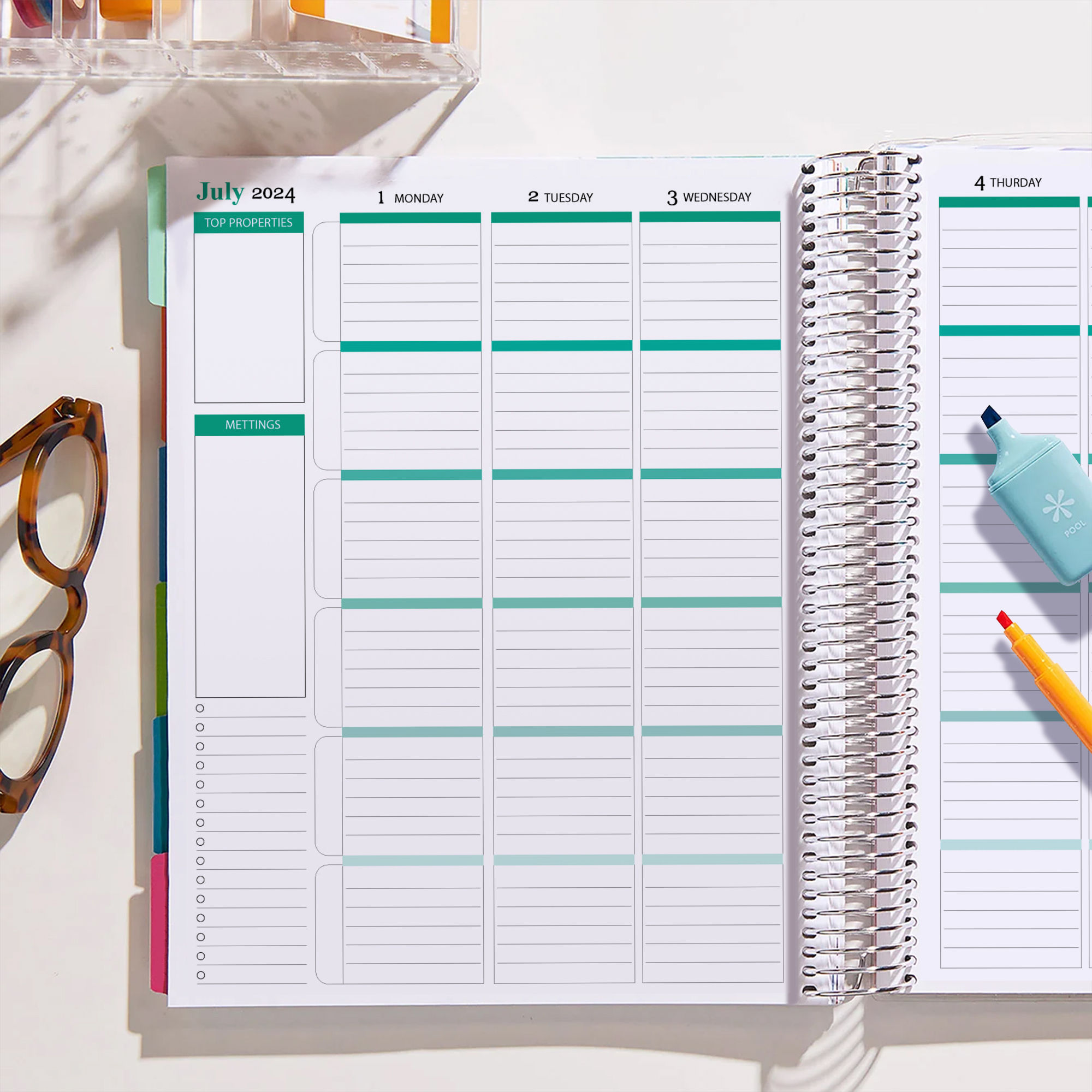 Planner - Classroom Teacher Lesson Planner - 2024 - Personalized Planner