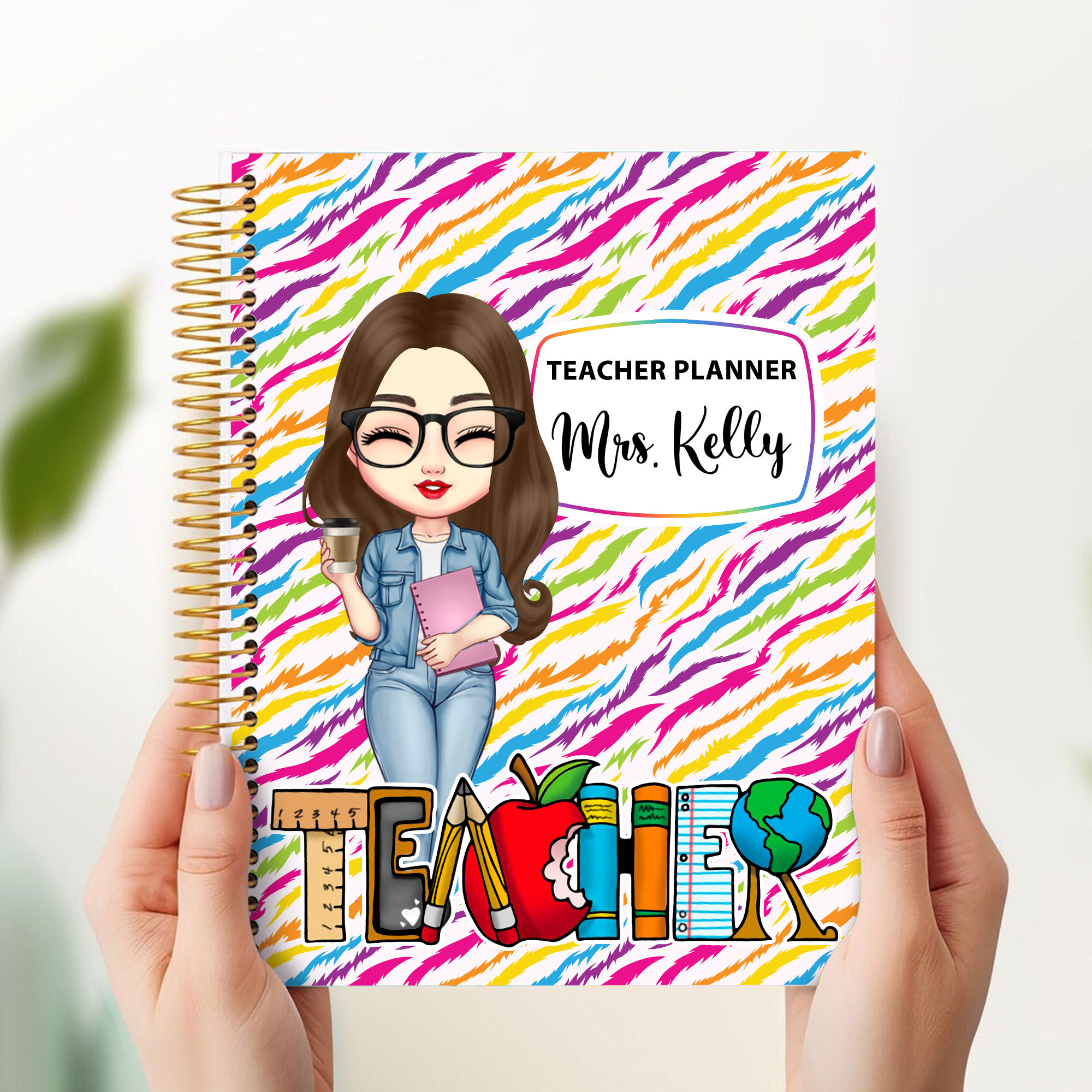 Planner - LF - Teacher Lesson Planner - 2024 - Personalized Planner