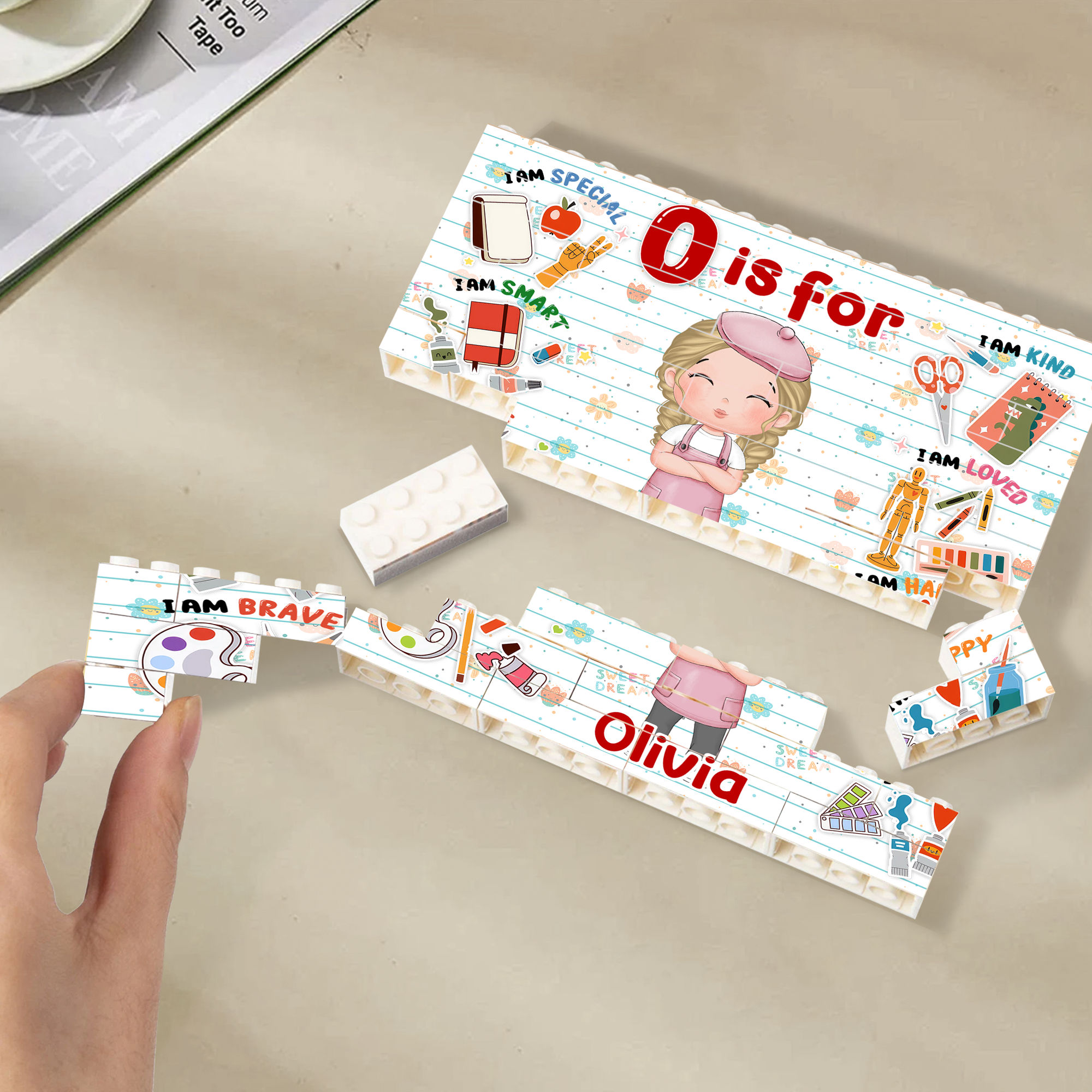 Building Block Personalized - My Dream Job Block| Birthday Gift For ...