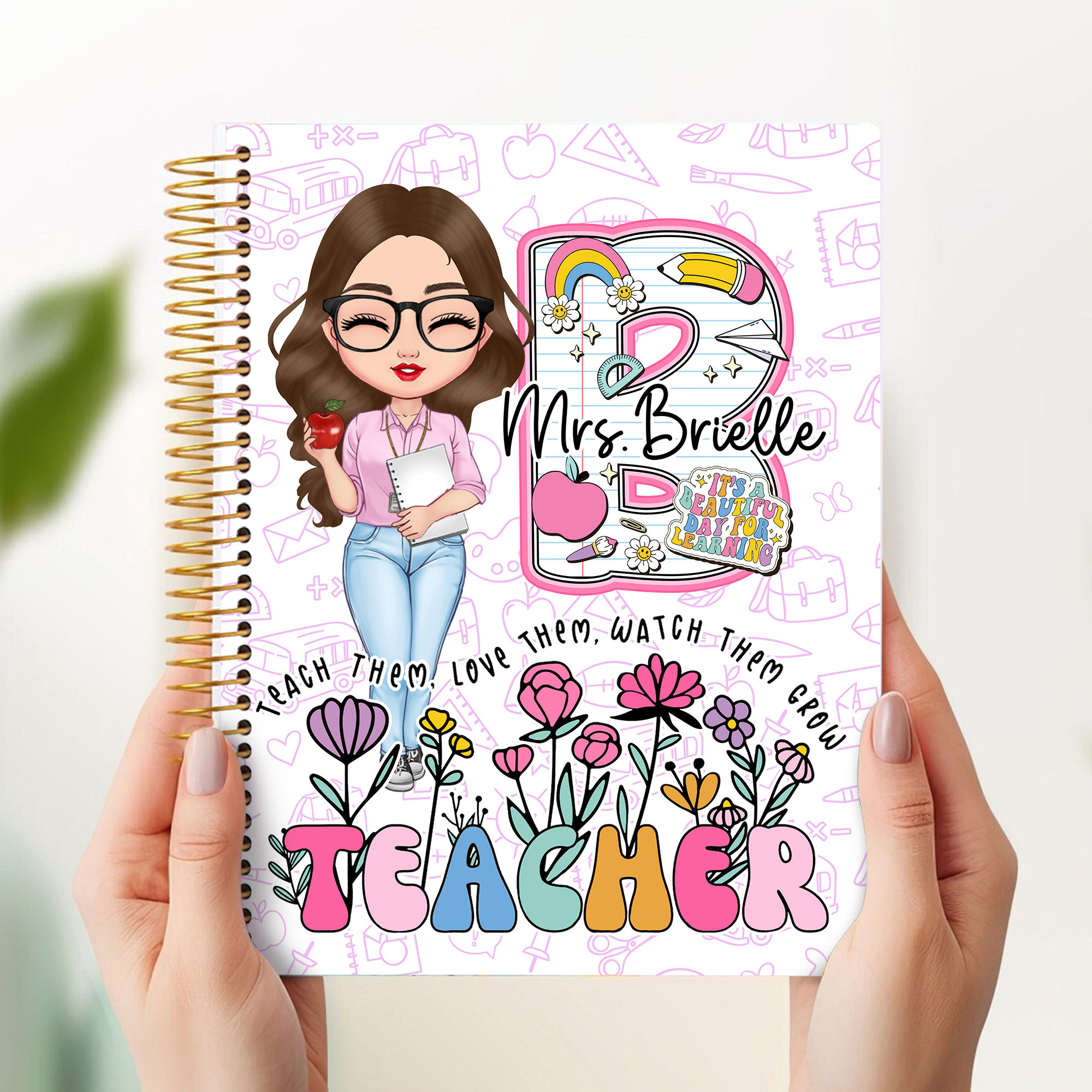 Planner - Classroom Teacher Lesson Planner 2 - 2024 - Personalized Planner
