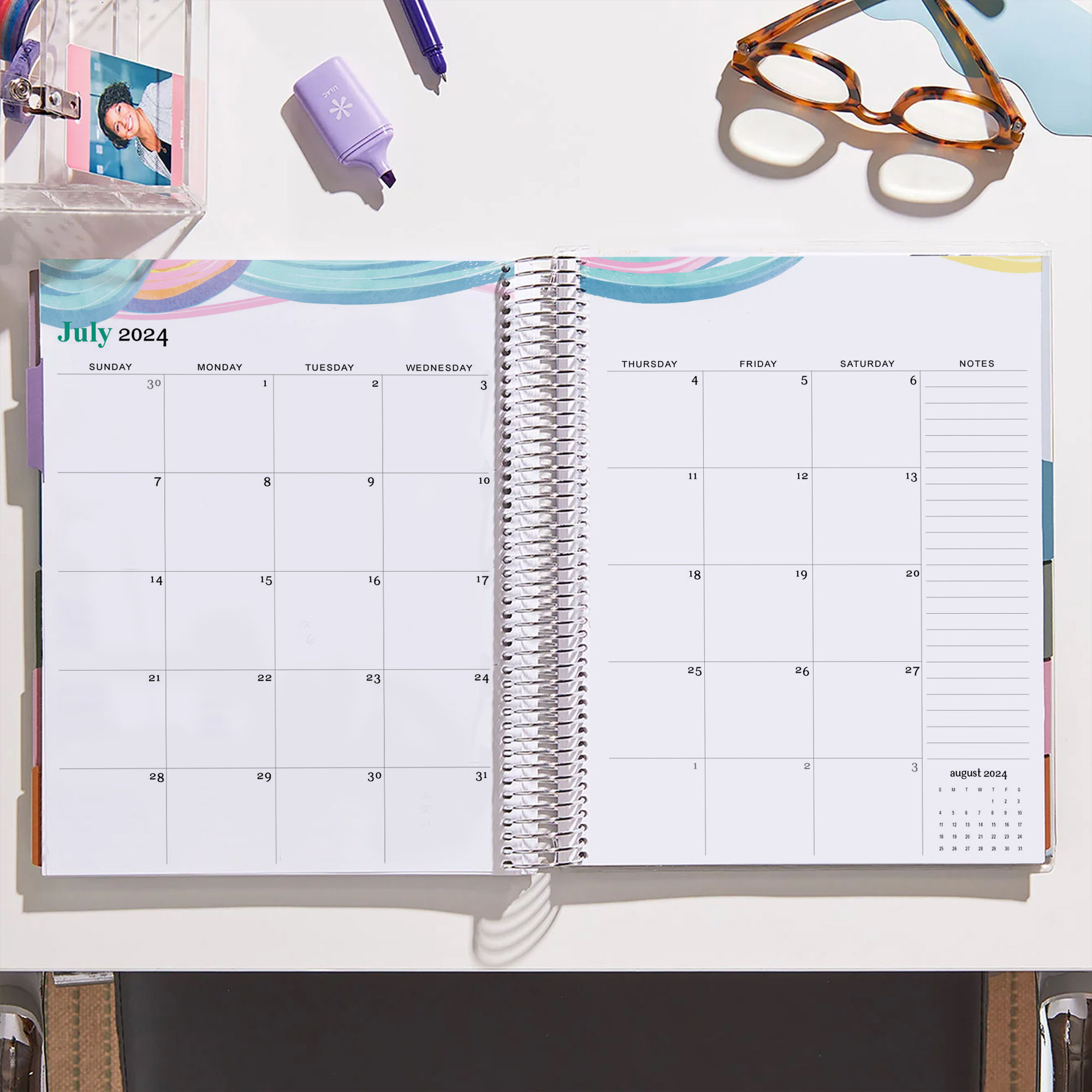 Planner - Teacher Planner & Calendar, Personalized Teacher Planner 2024 ...
