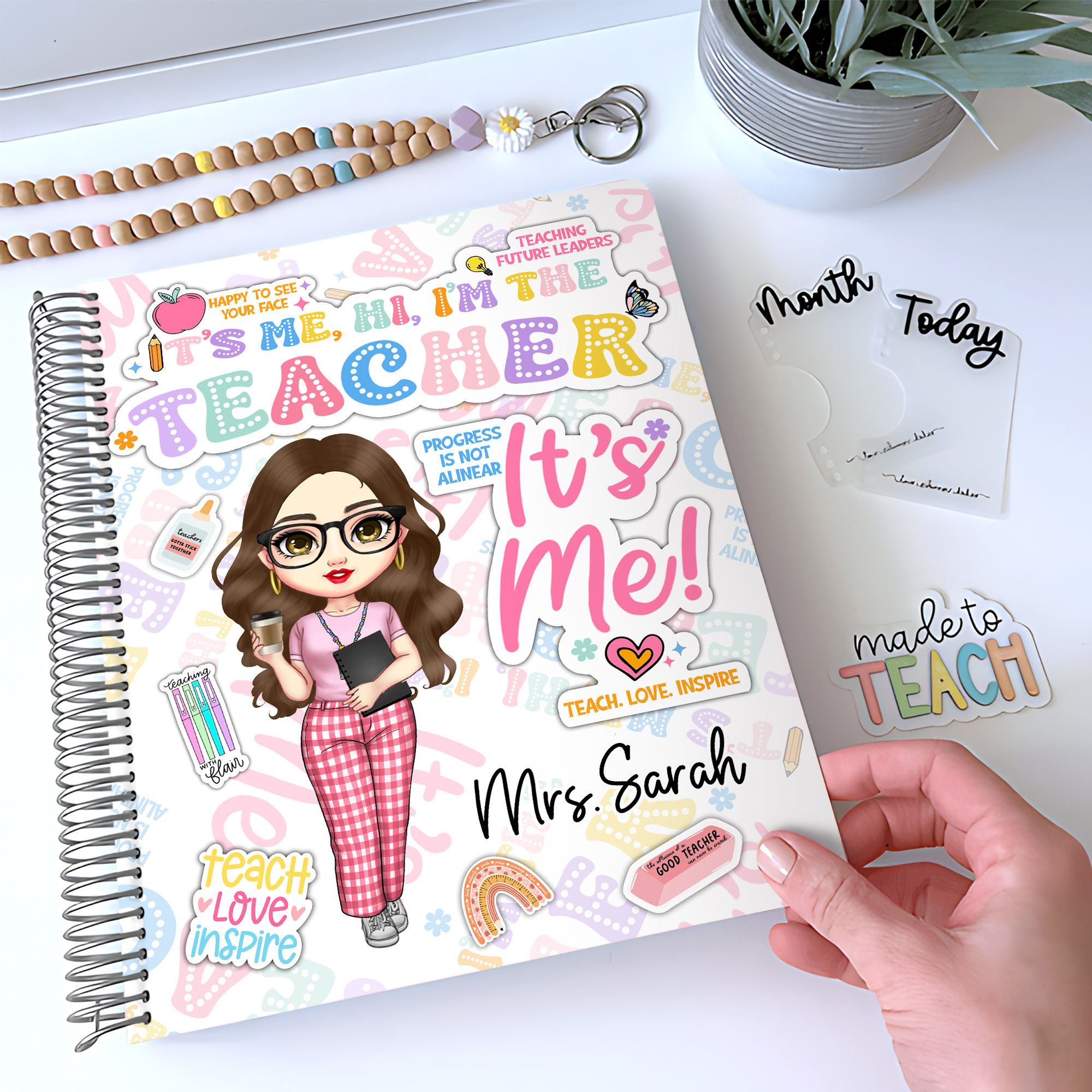 Planner - "It’s Me, Hi, I’m the Teacher It’s Me" - Teacher Planner ...
