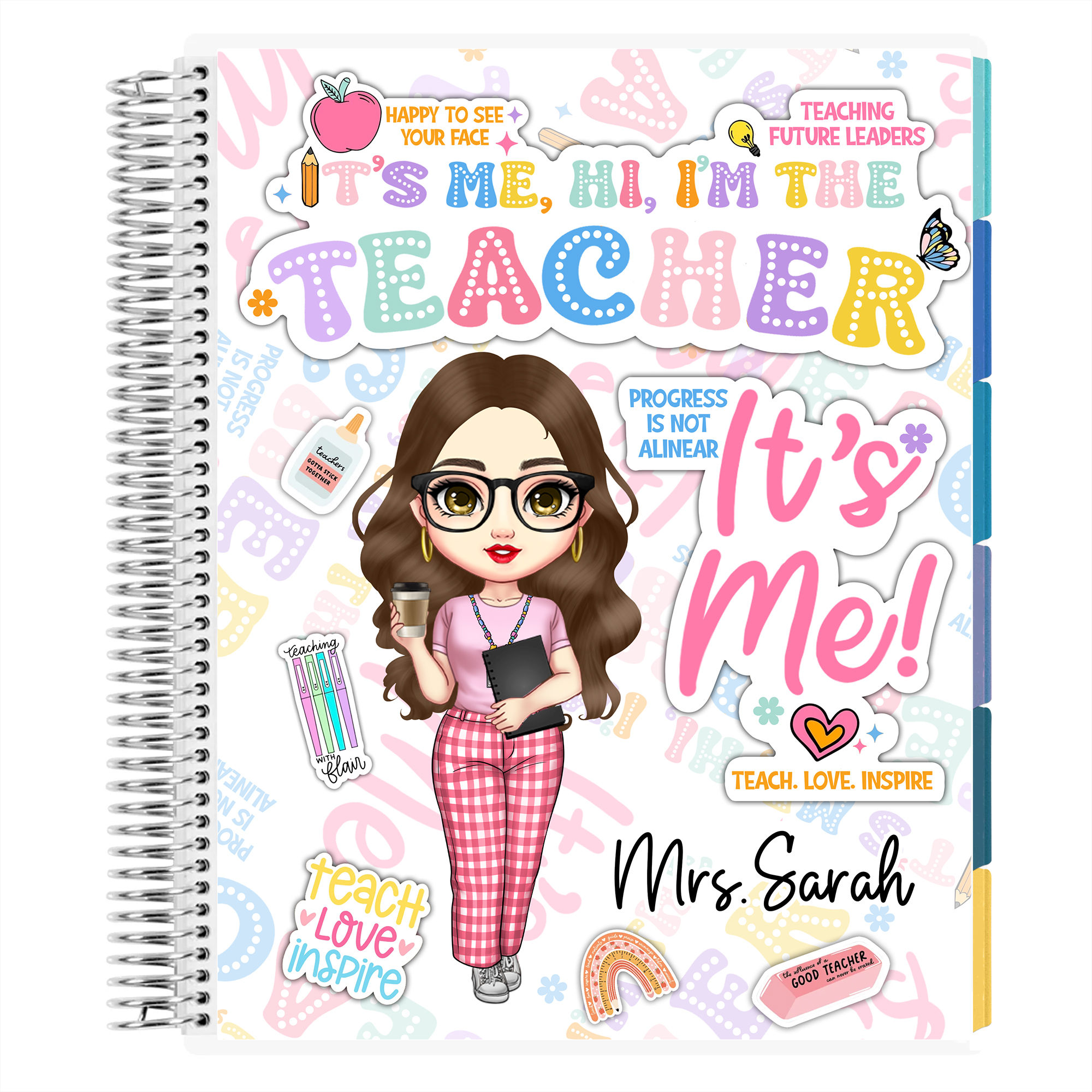 Planner - "It’s Me, Hi, I’m the Teacher It’s Me" - Teacher Planner ...