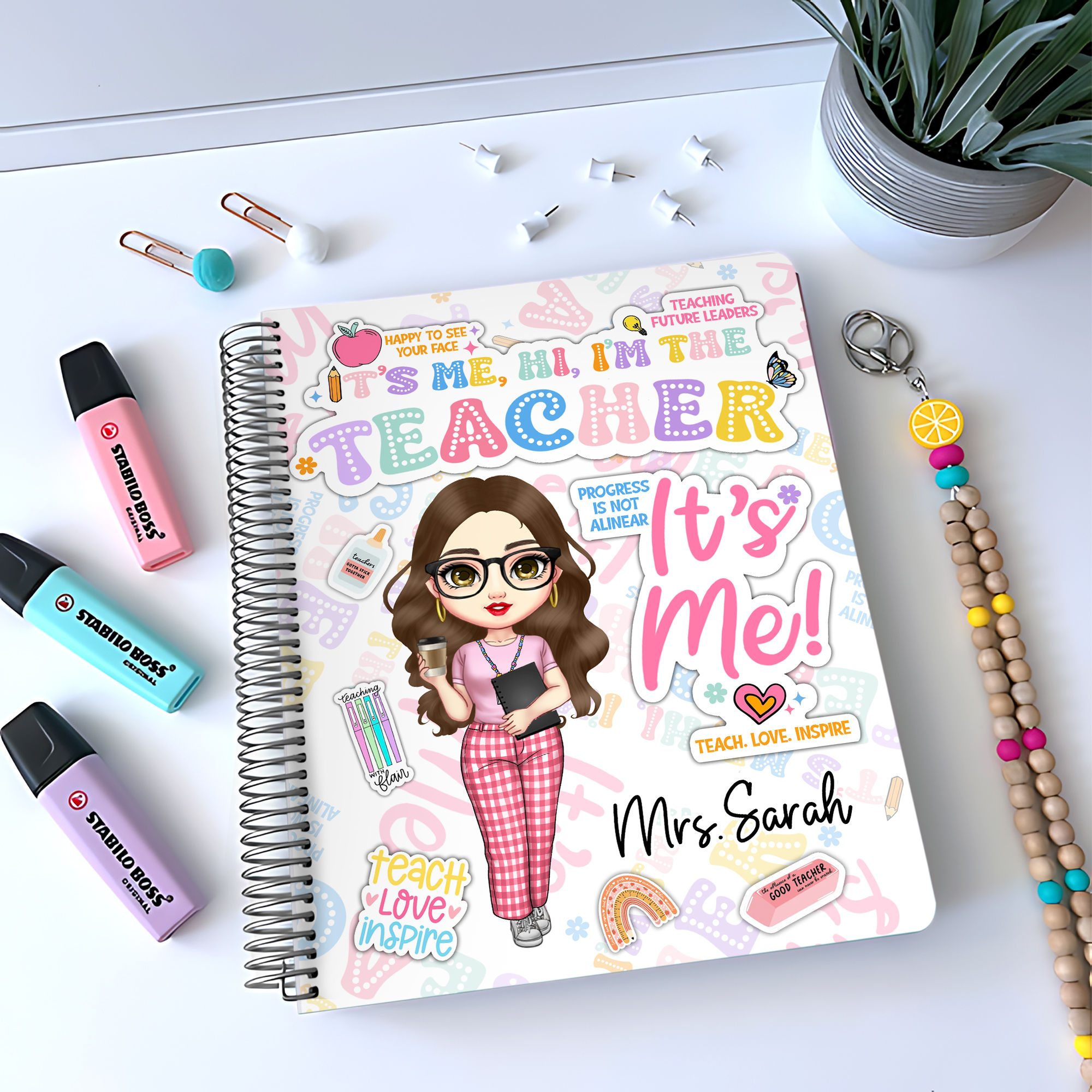 Planner - "It’s Me, Hi, I’m the Teacher It’s Me" - Teacher Planner ...