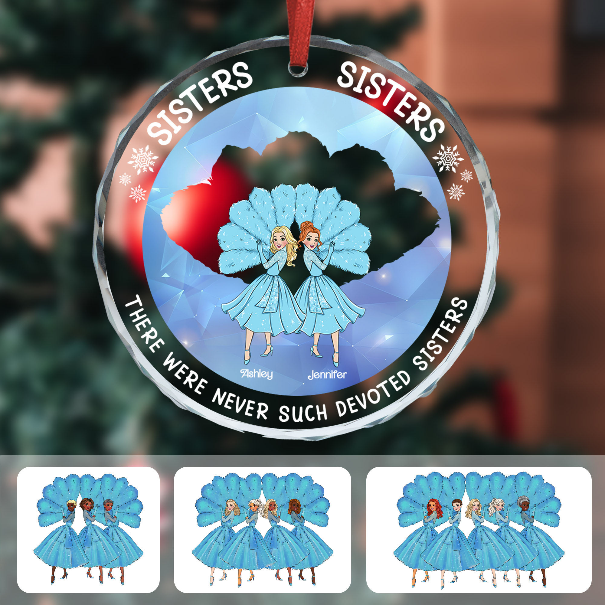 Best Friends Gifts - Christmas Ornament - Sisters Sisters There were ...