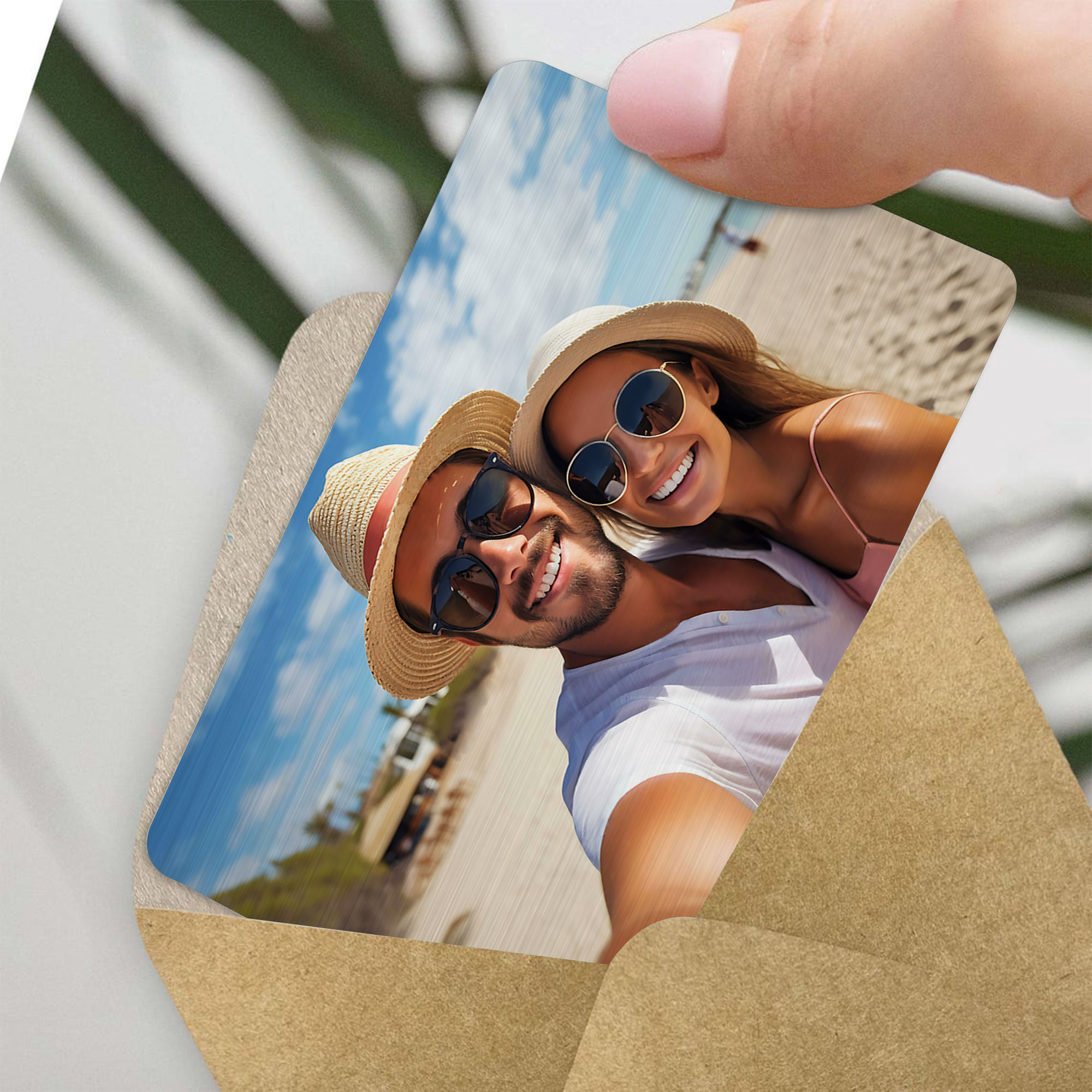 Couple - Valentine's Day - Personalized Photo Wallet Card, Long ...