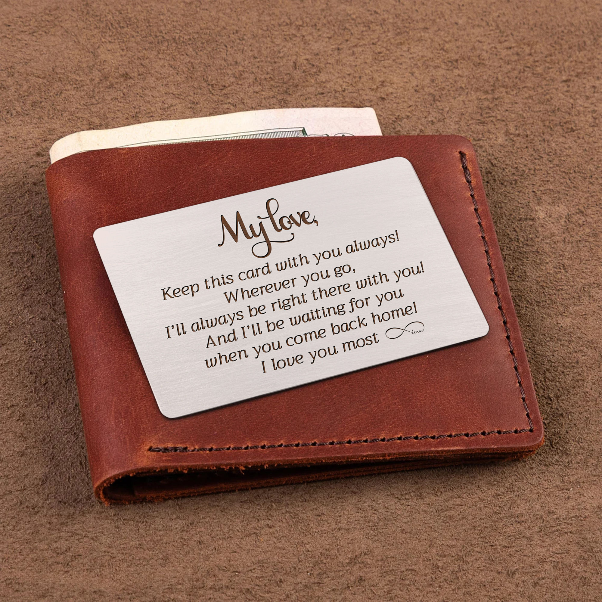 Couple - Valentine's Day - Personalized Photo Transform Wallet Card ...