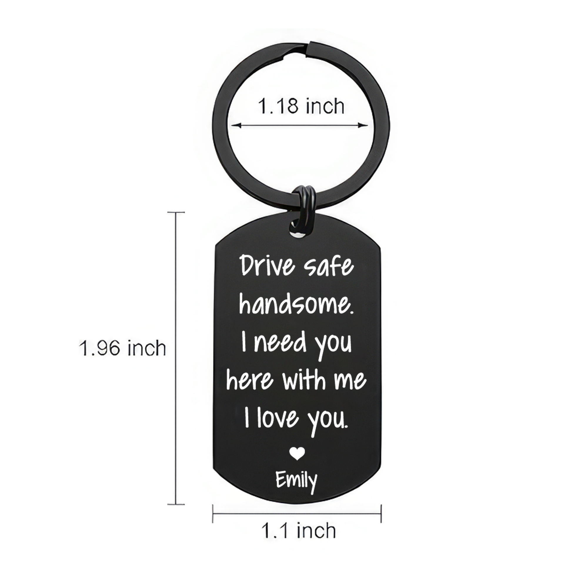 Drive Safe Keychain for Boyfriend Him Boyfriend Husband Gifts