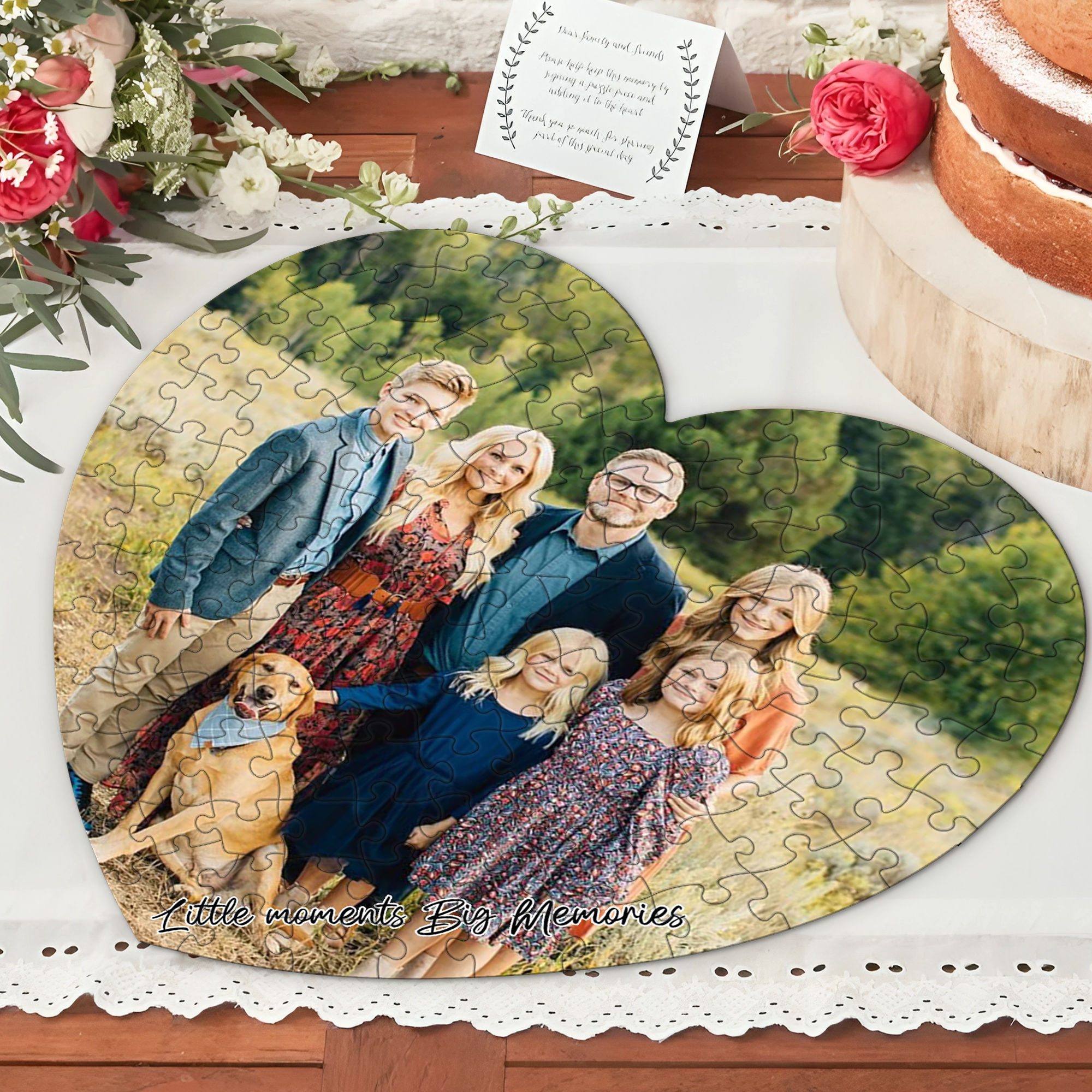 Gossby Custom Photo Puzzles Gift for Family, Mother's Day Gift, Father ...