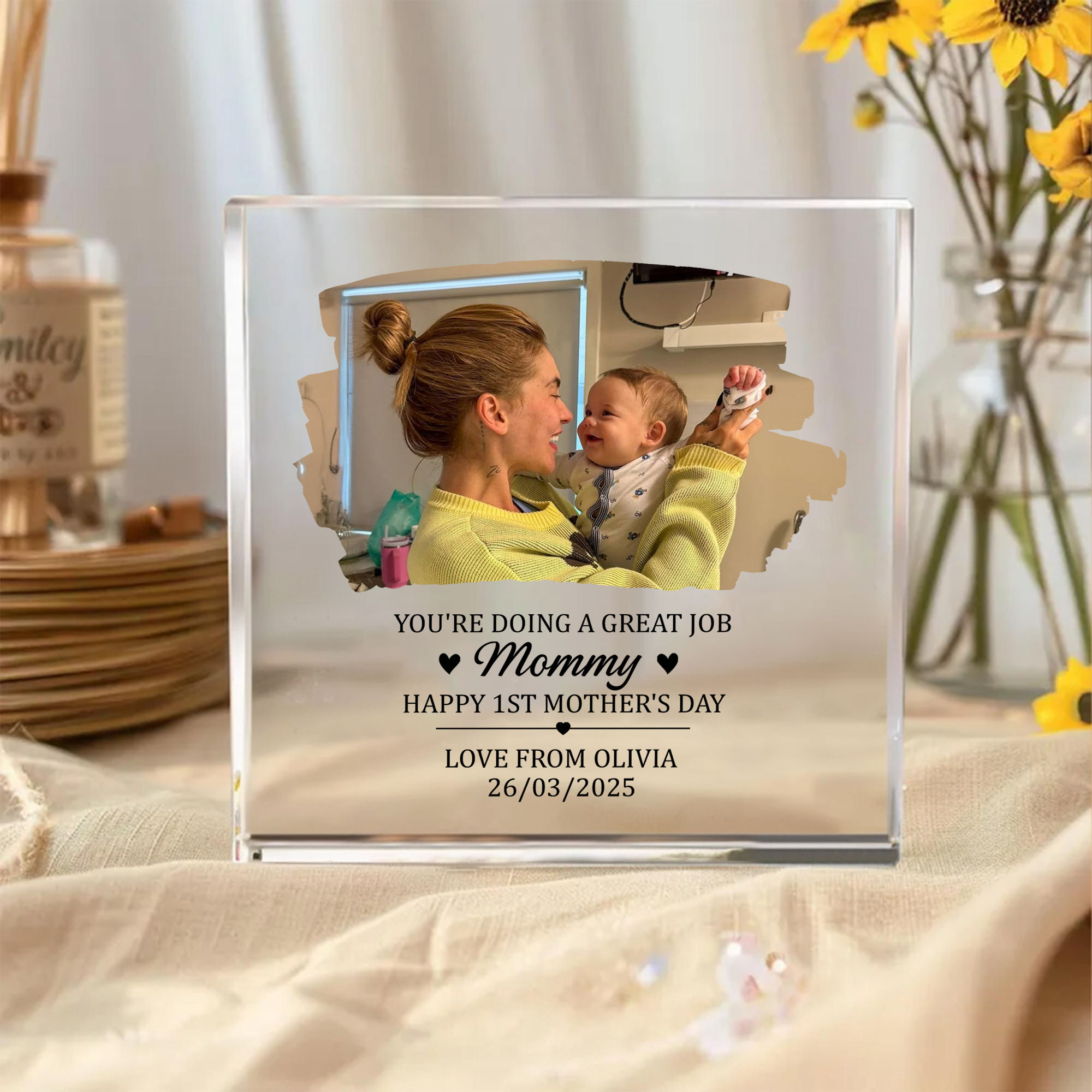 Gossby First Mother's Day Photo Gifts Gifts for mom, Gifts for your mother