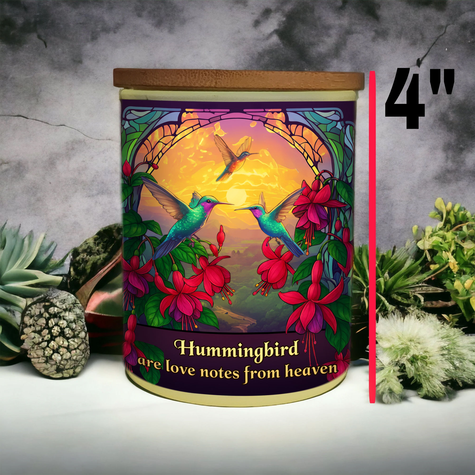 Battery Operated Tea Light Holder - Hummingbirds are love notes from ...