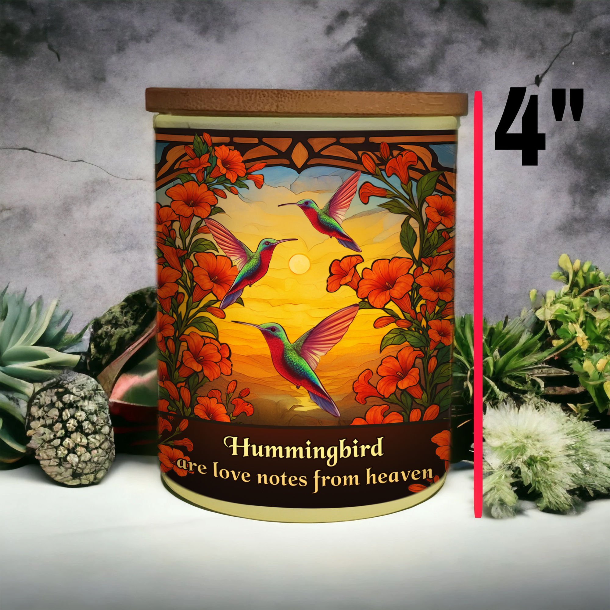 Battery Operated Tea Light Holder - Hummingbirds are love notes from ...