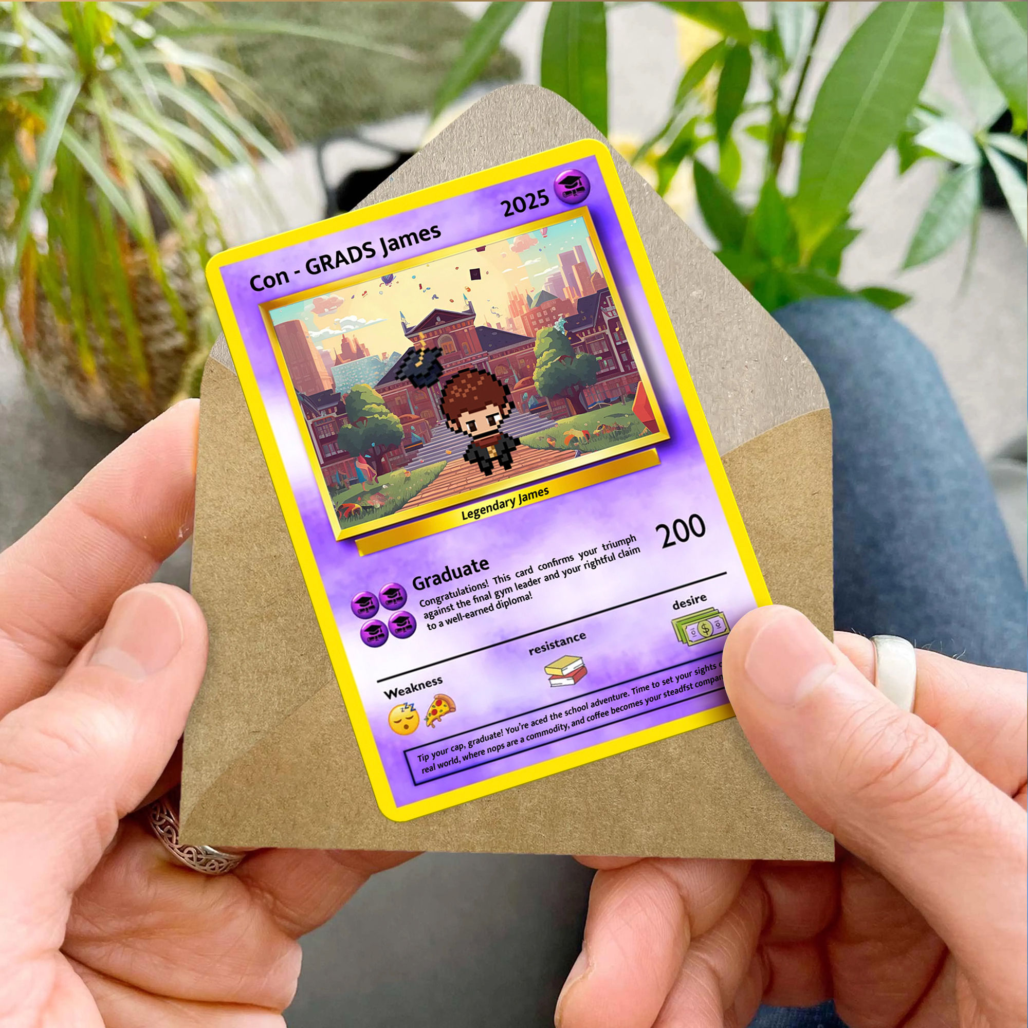 Personalized Poke Graduation Card - Kindergarten Graduation - High ...