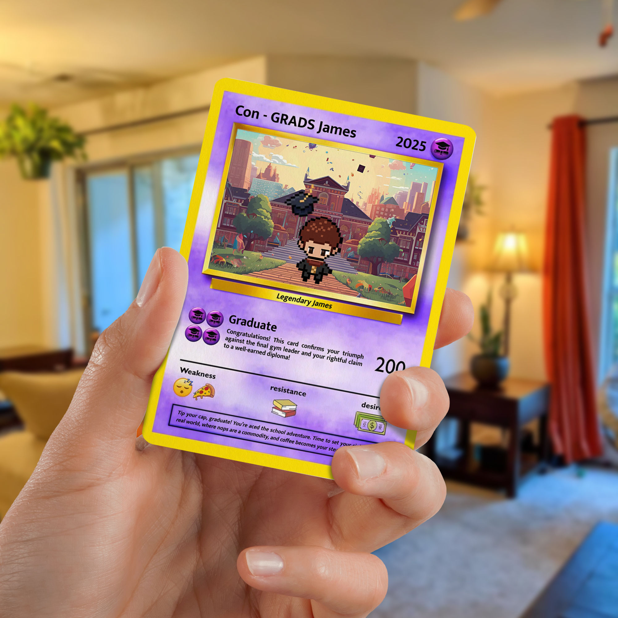 Personalized Poke Graduation Card - Kindergarten Graduation - High ...