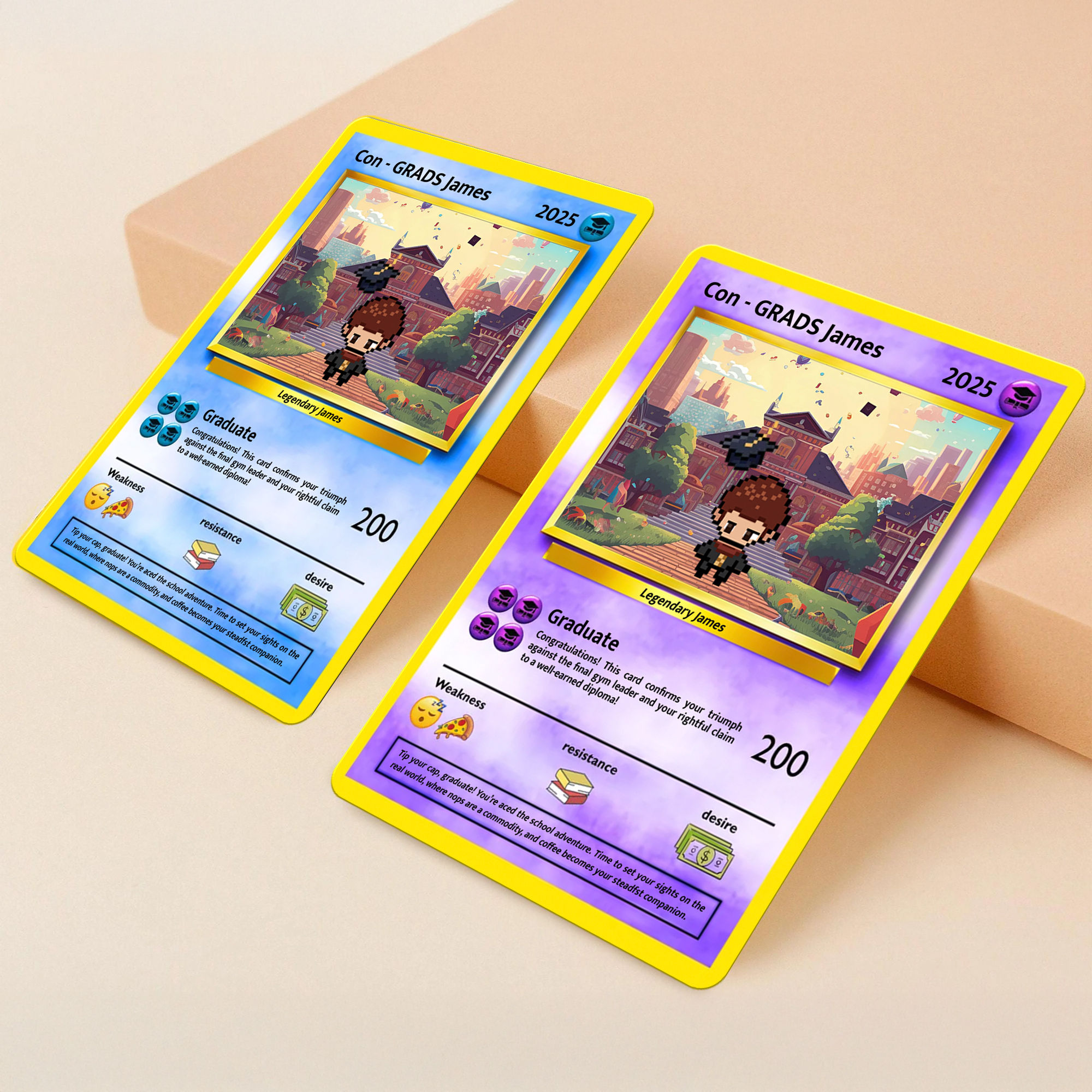 Personalized Poke Graduation Card - Kindergarten Graduation - High ...