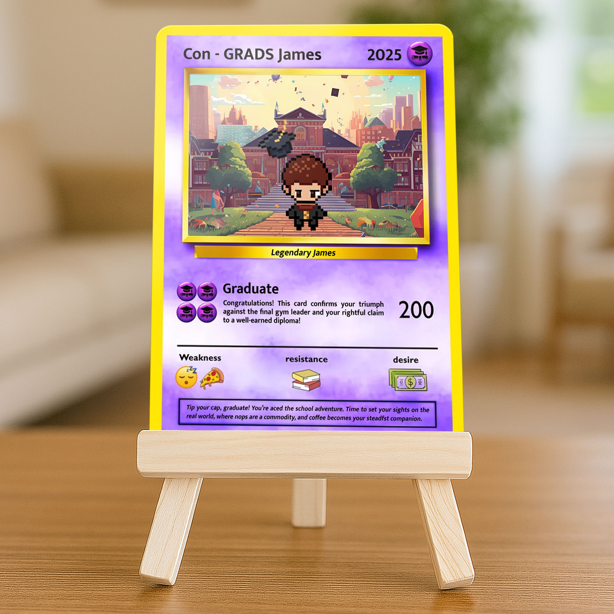 Personalized Poke Graduation Card - Kindergarten Graduation - High ...