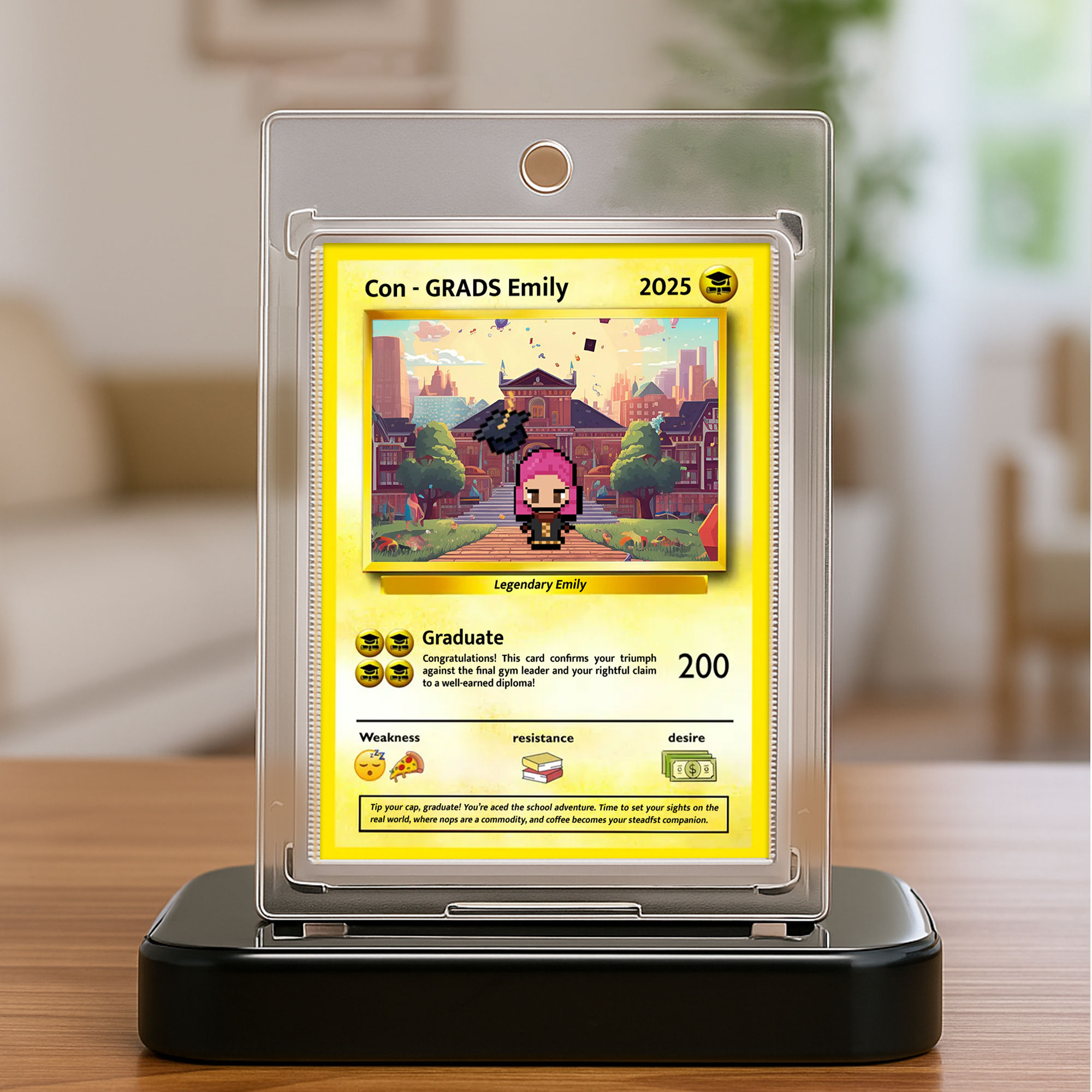 Personalized Poke Graduation Card - High School Graduation Gift ...