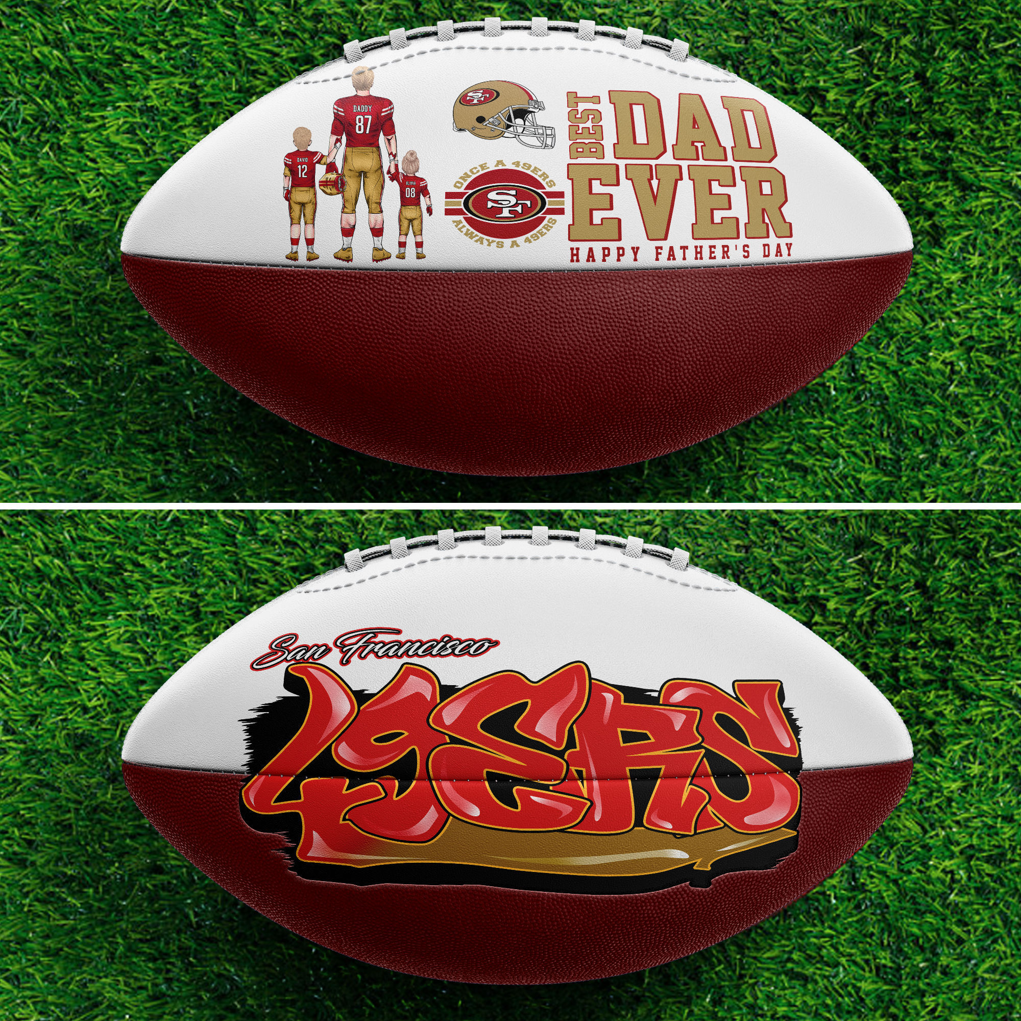 Father's Day Gifts - Football Team - Best Dad Ever - Happy Father's Day ...