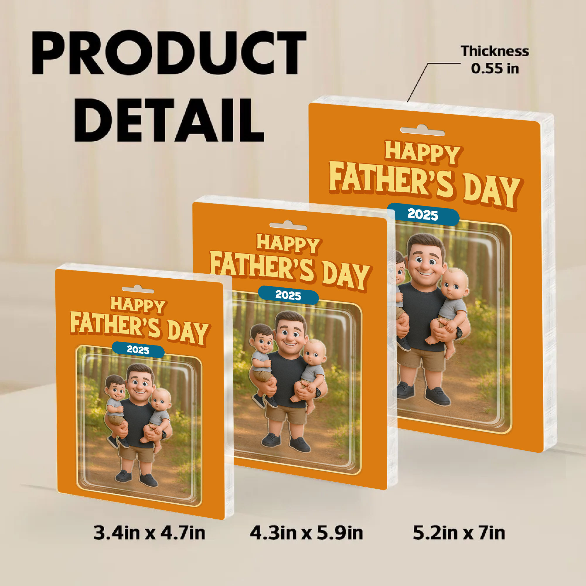 Father's Day Gifts - Dad Action Figure Block Plaque - Happy Father's ...