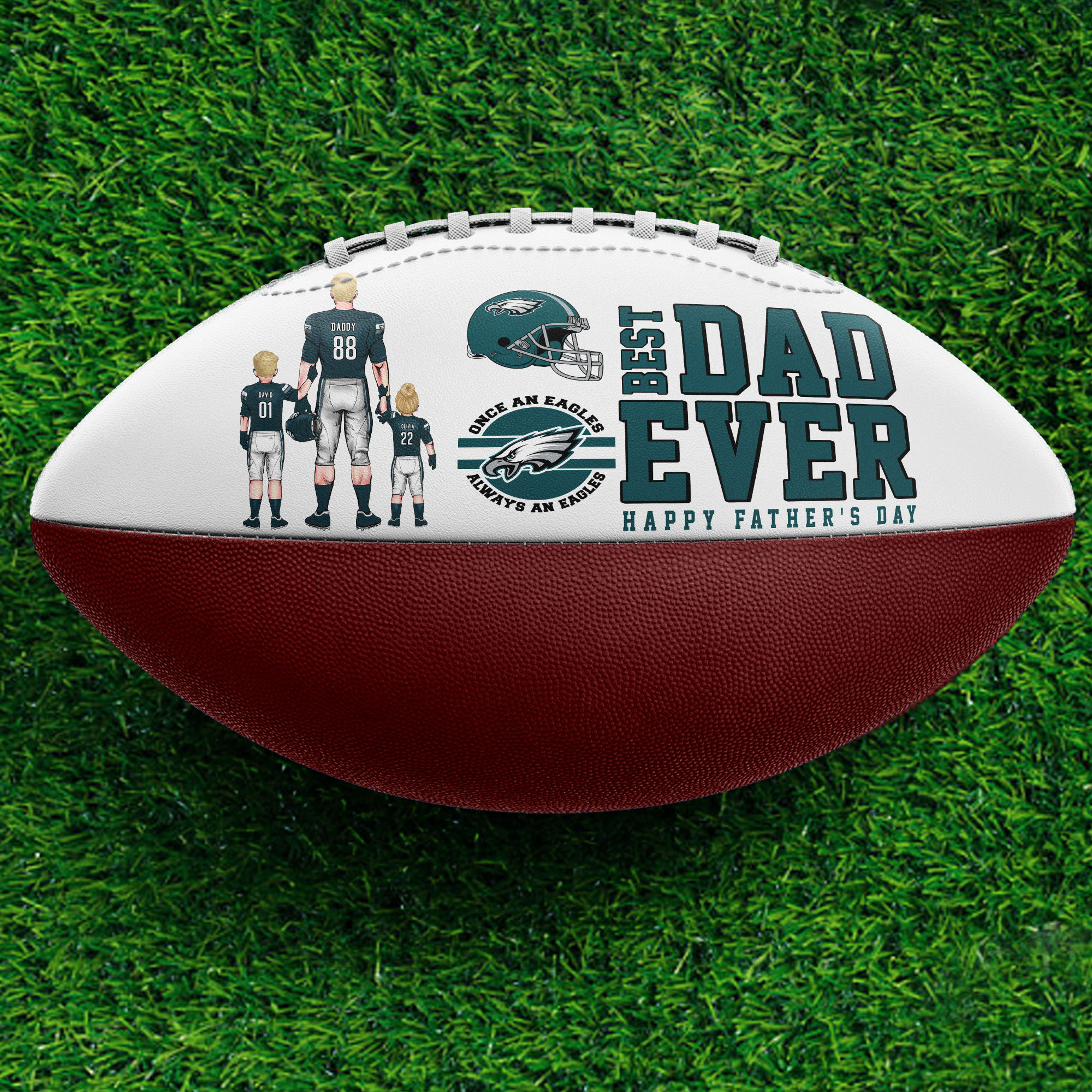 Father's Day Gifts - Football Team - Best Dad Ever - Happy Father's Day ...