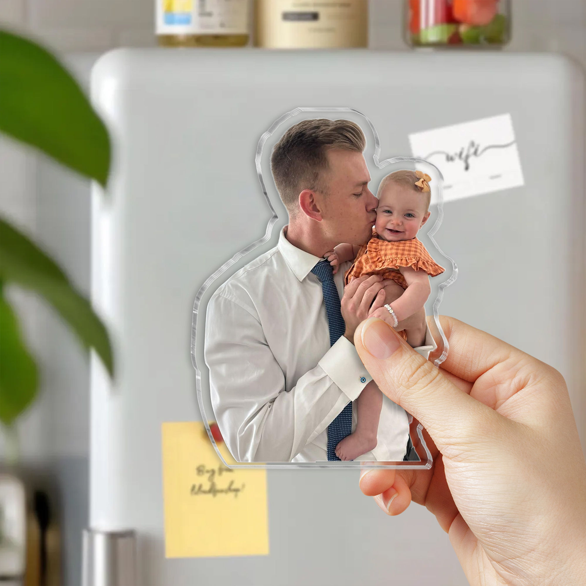 Gossby Custom Photo Magnet - Personalized Photo, Gift For Dad