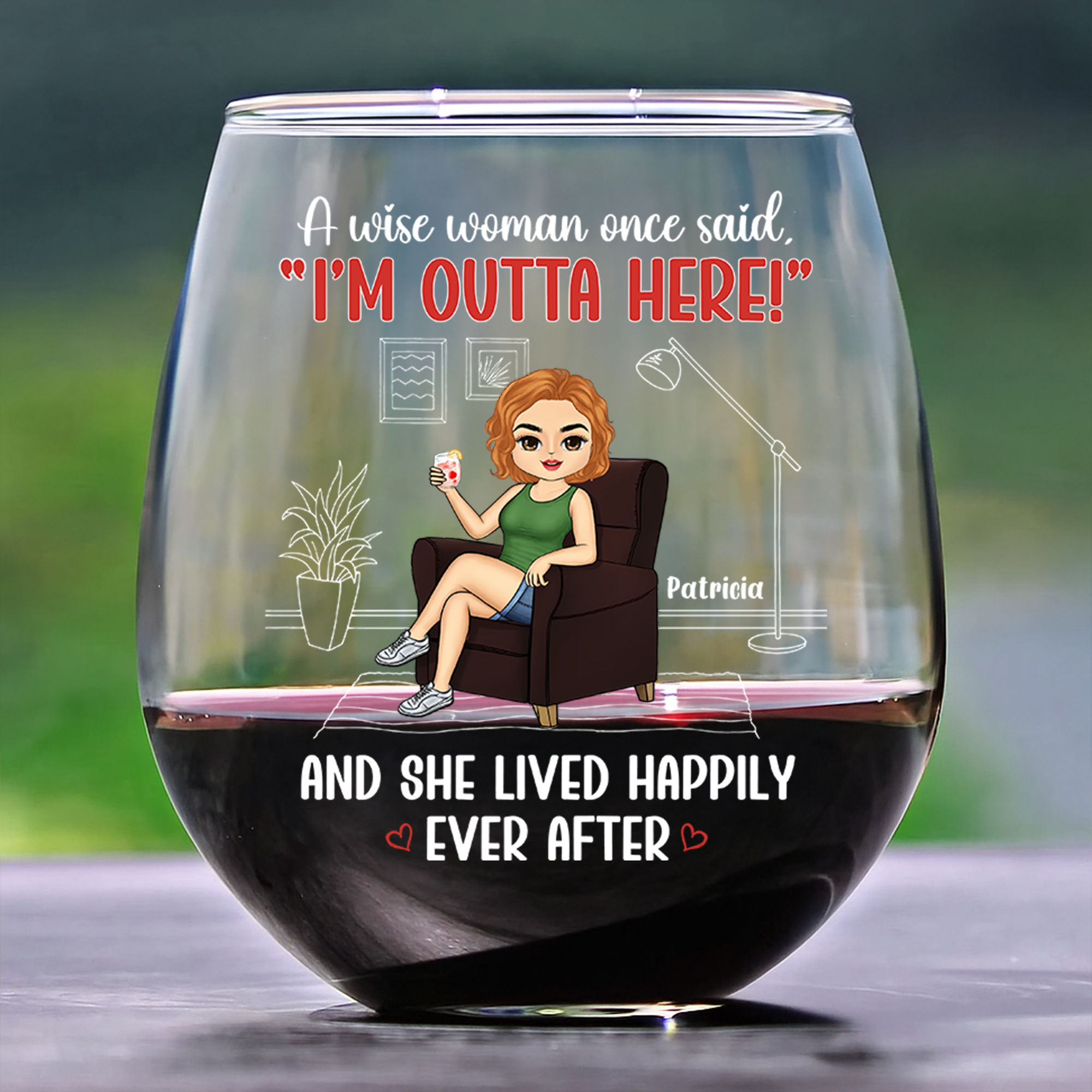 Coworkers - Personalized Retirement Stemless Wine Glass, Retired Wine ...