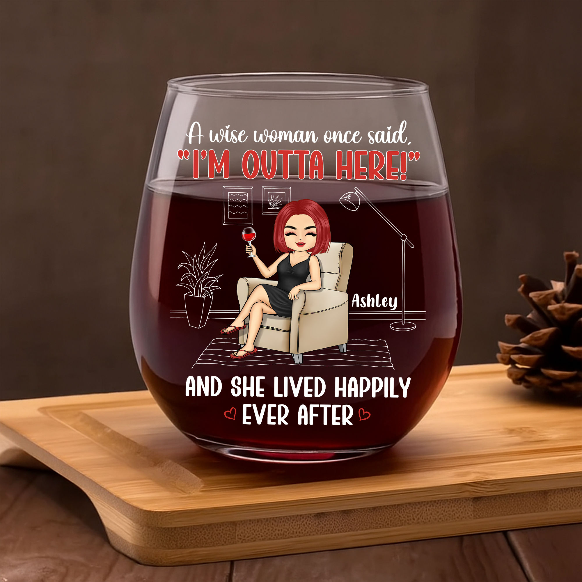 Coworkers - Personalized Retirement Stemless Wine Glass, Retired Wine ...