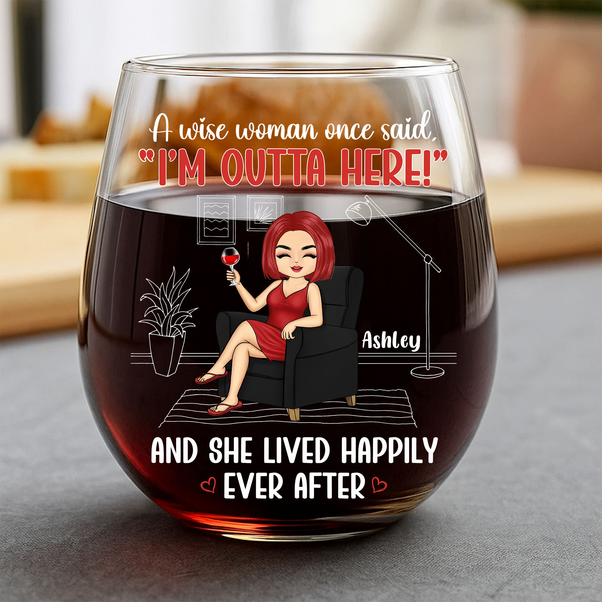 Coworkers - Personalized Retirement Stemless Wine Glass, Retired Wine ...