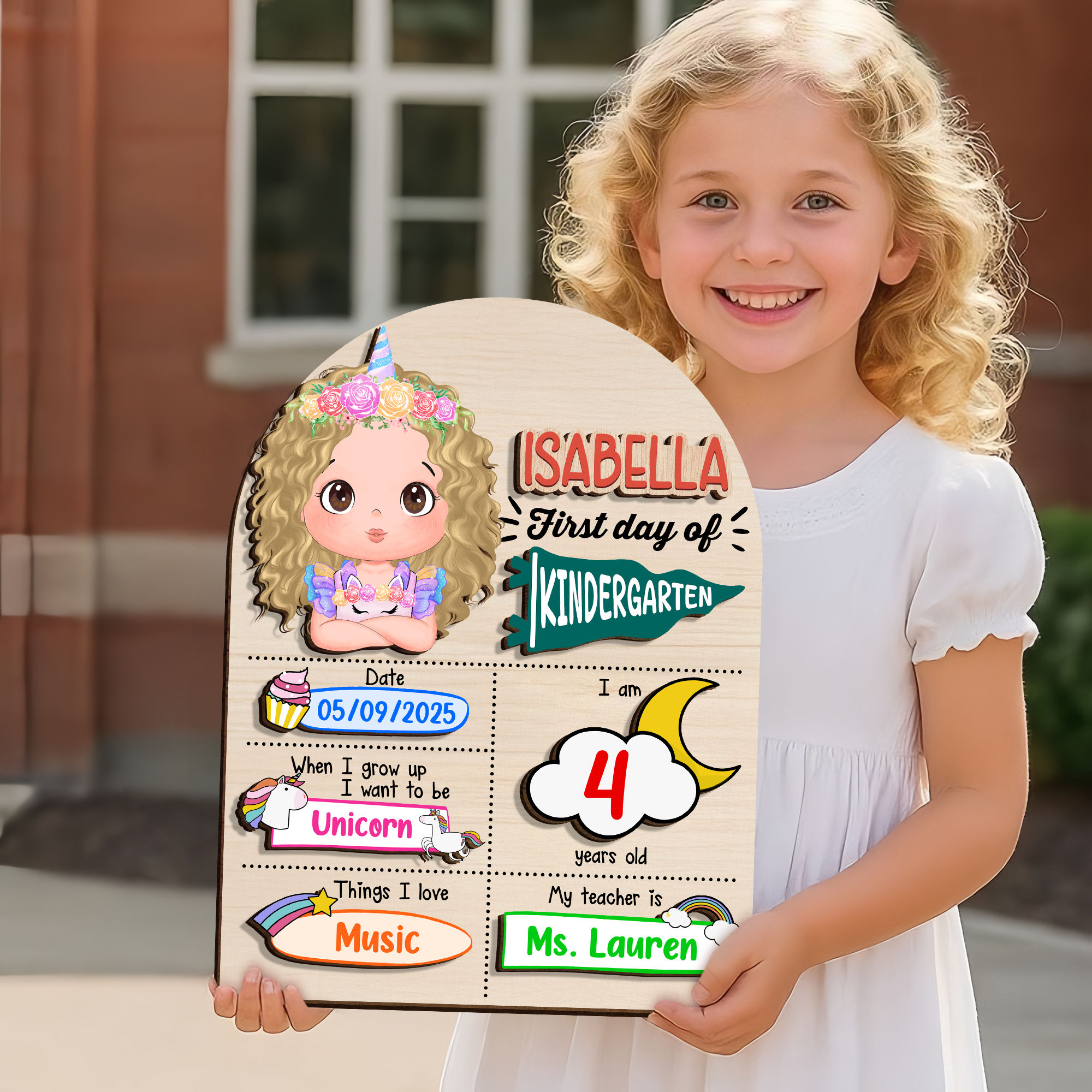 Back to School 2025 - My Dream Job First Day School Sign - Artist ...