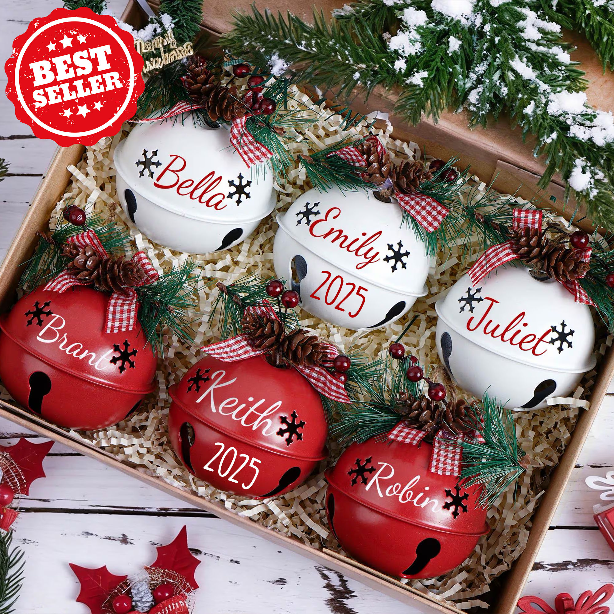 Personalized Set - Personalized Christmas Tree Ornament - Custom Name ...
