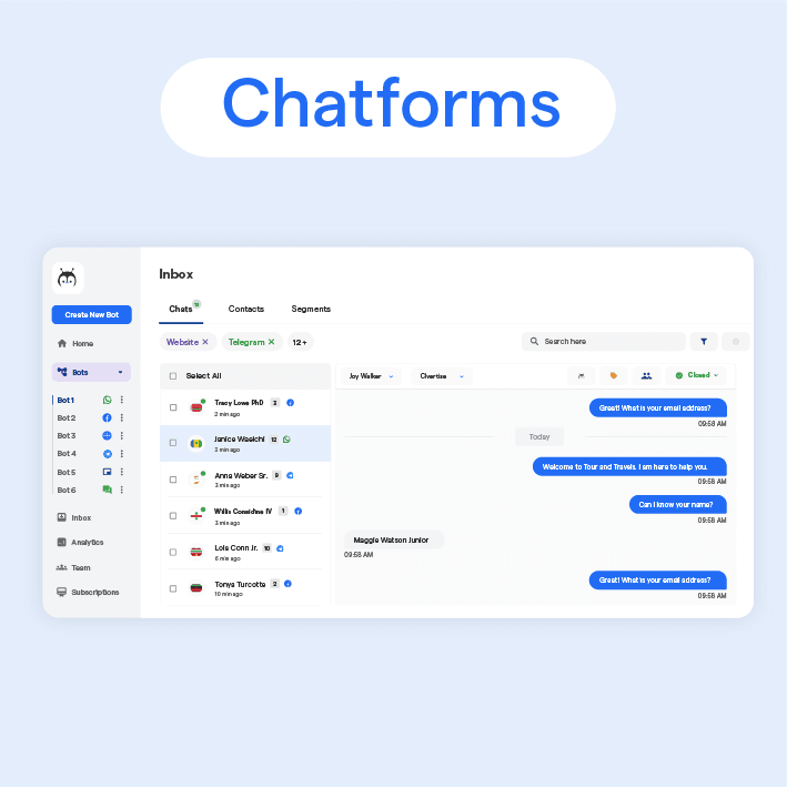 Chatforms: Types and Challenges | BotPenguin